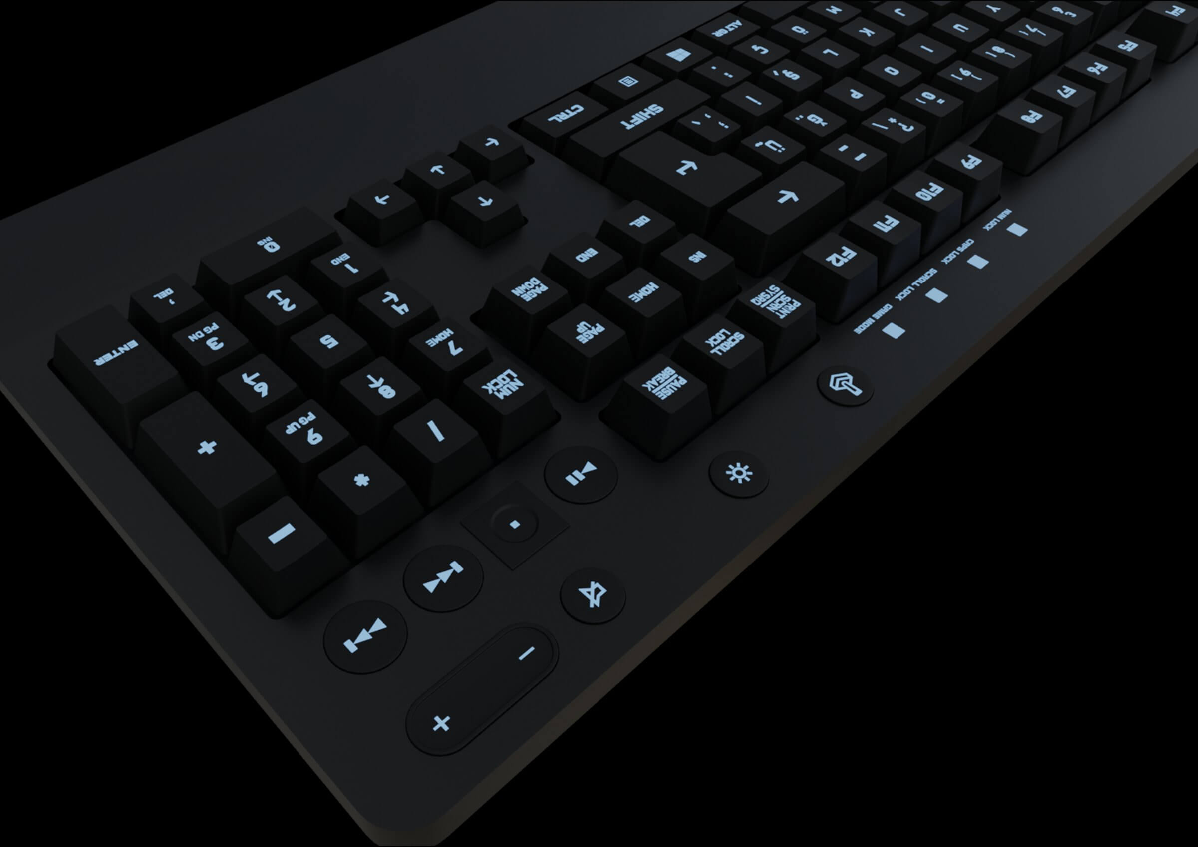 Logitech Keyboard - 3D Model by BsTen