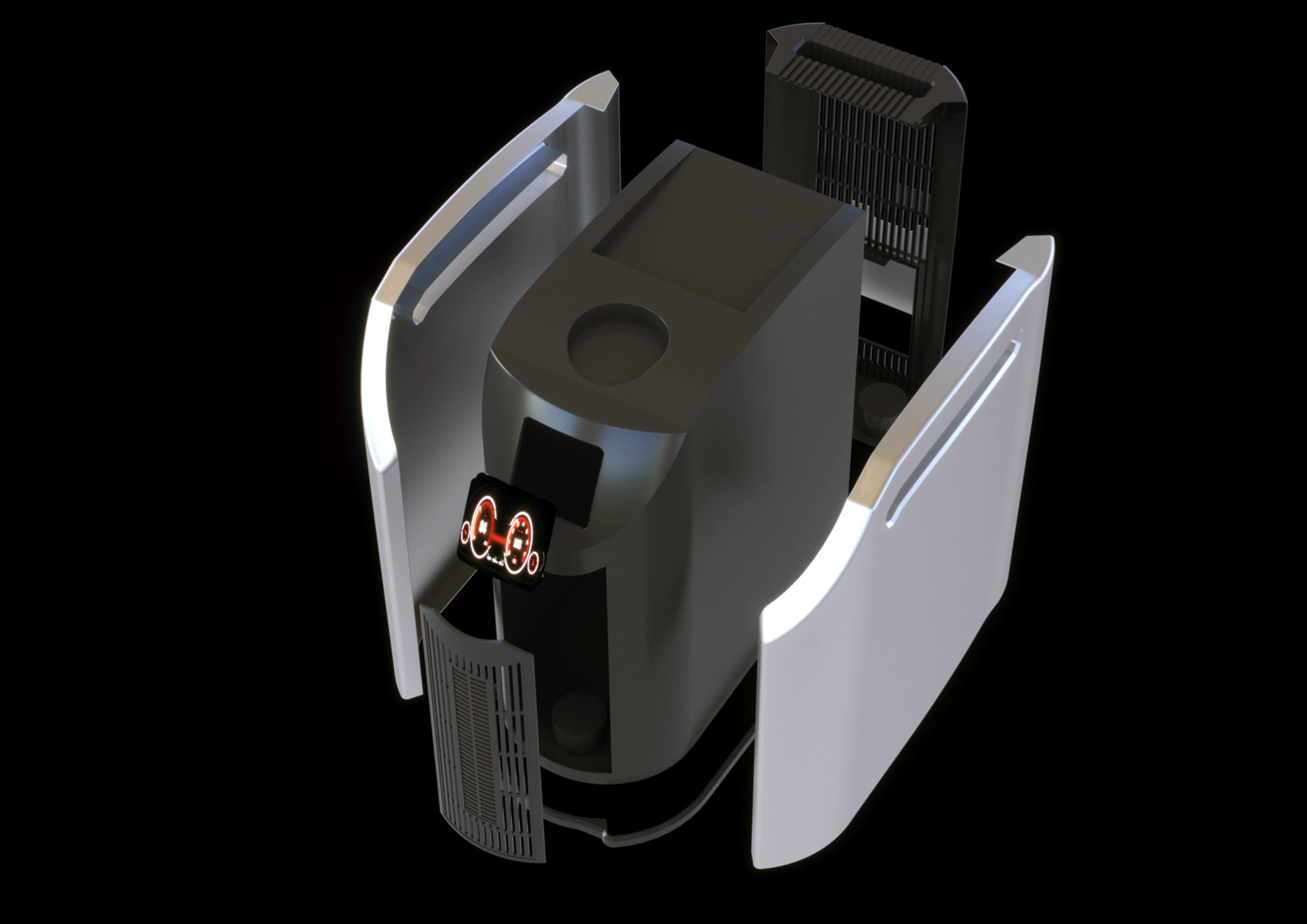 Machine Box Solid - 3D Model by BsTen