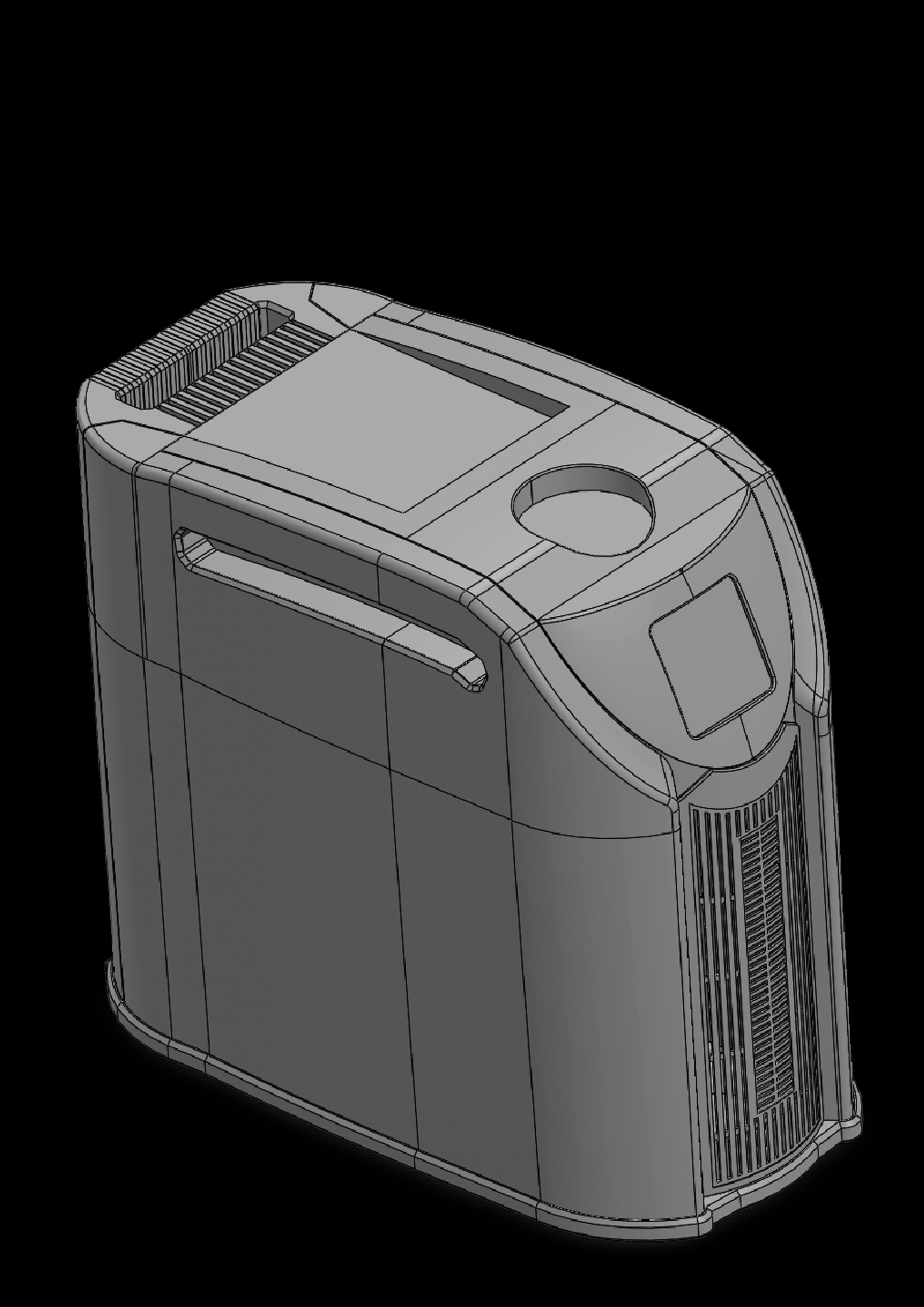 Machine Box Solid - 3D Model by BsTen