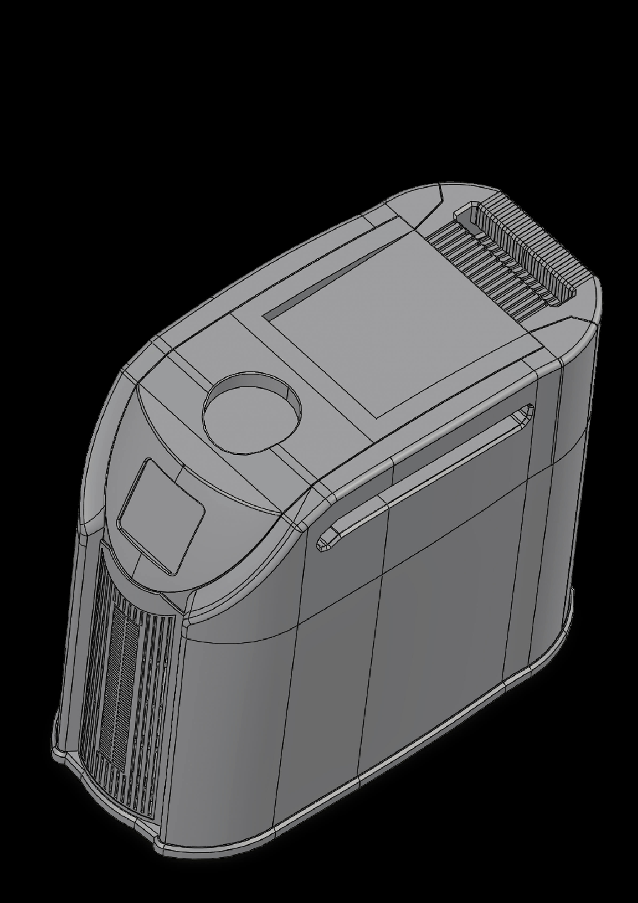 Machine Box Solid - 3D Model by BsTen