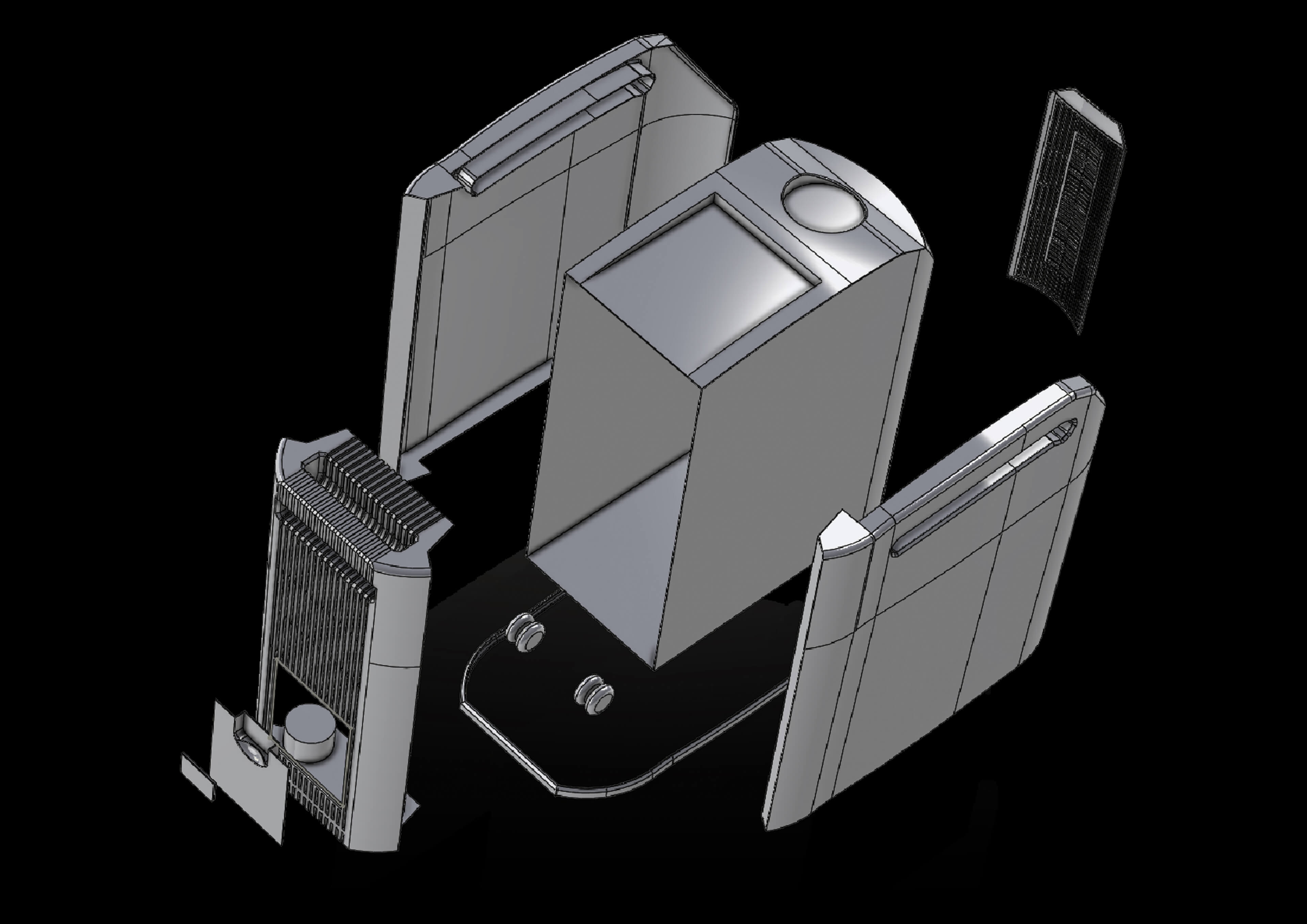 Machine Box Solid - 3D Model by BsTen