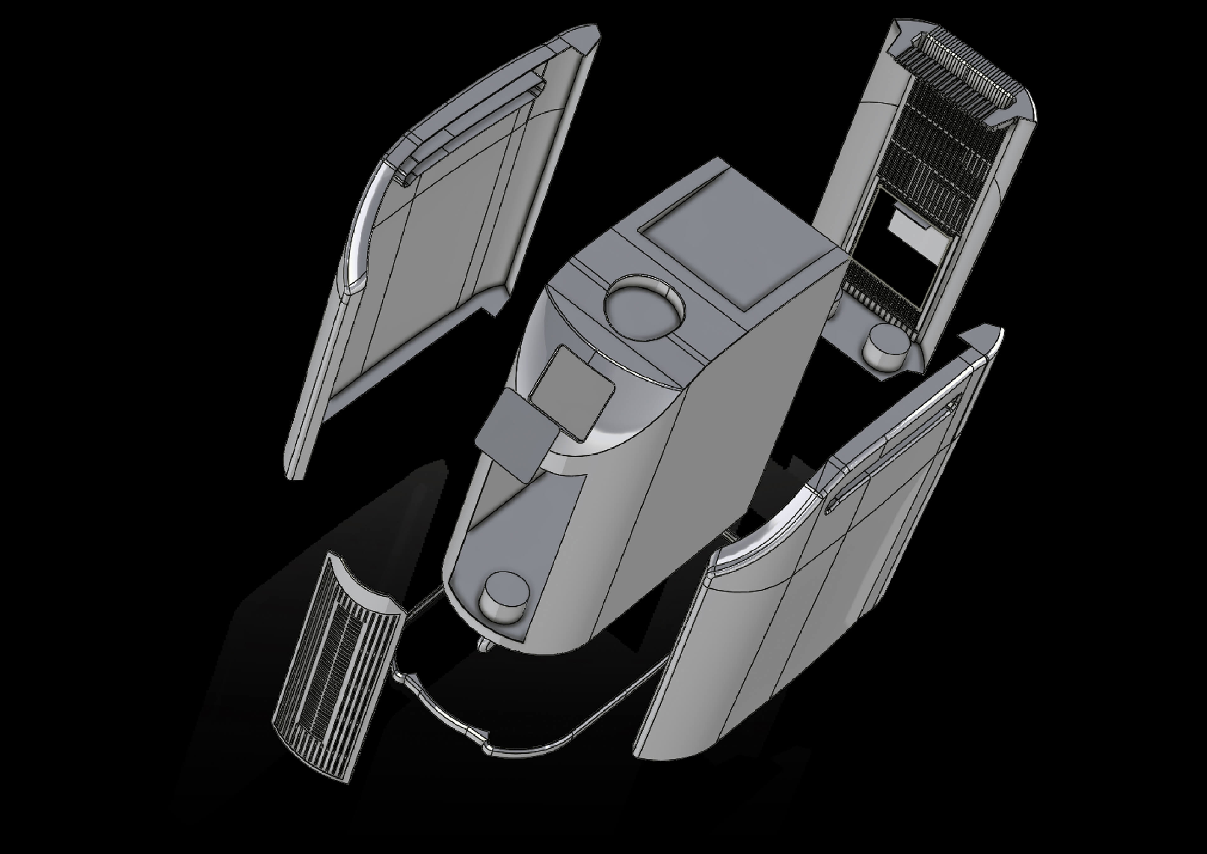 Machine Box Solid - 3D Model by BsTen