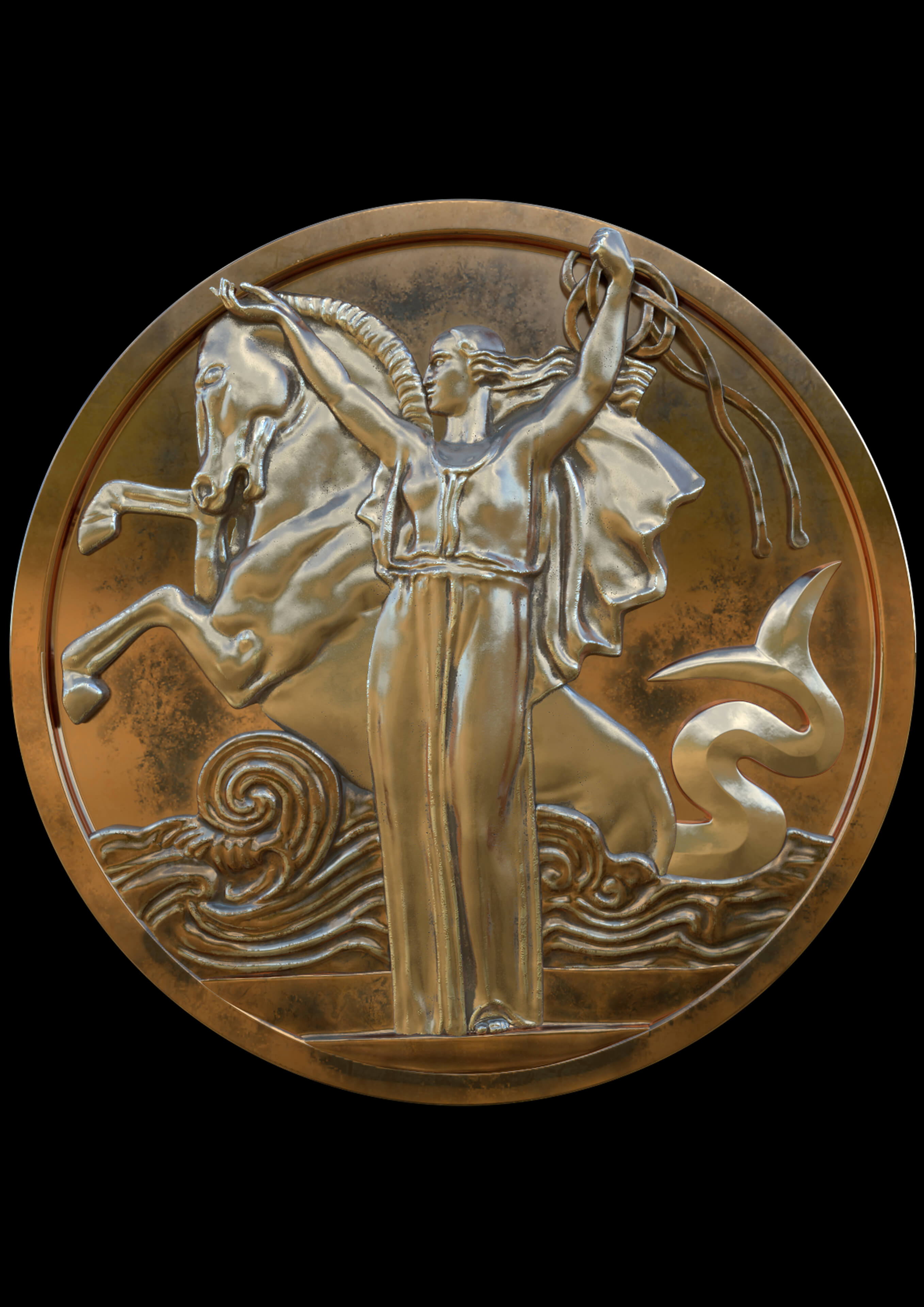 Medal 3Dprint Model by BsTen