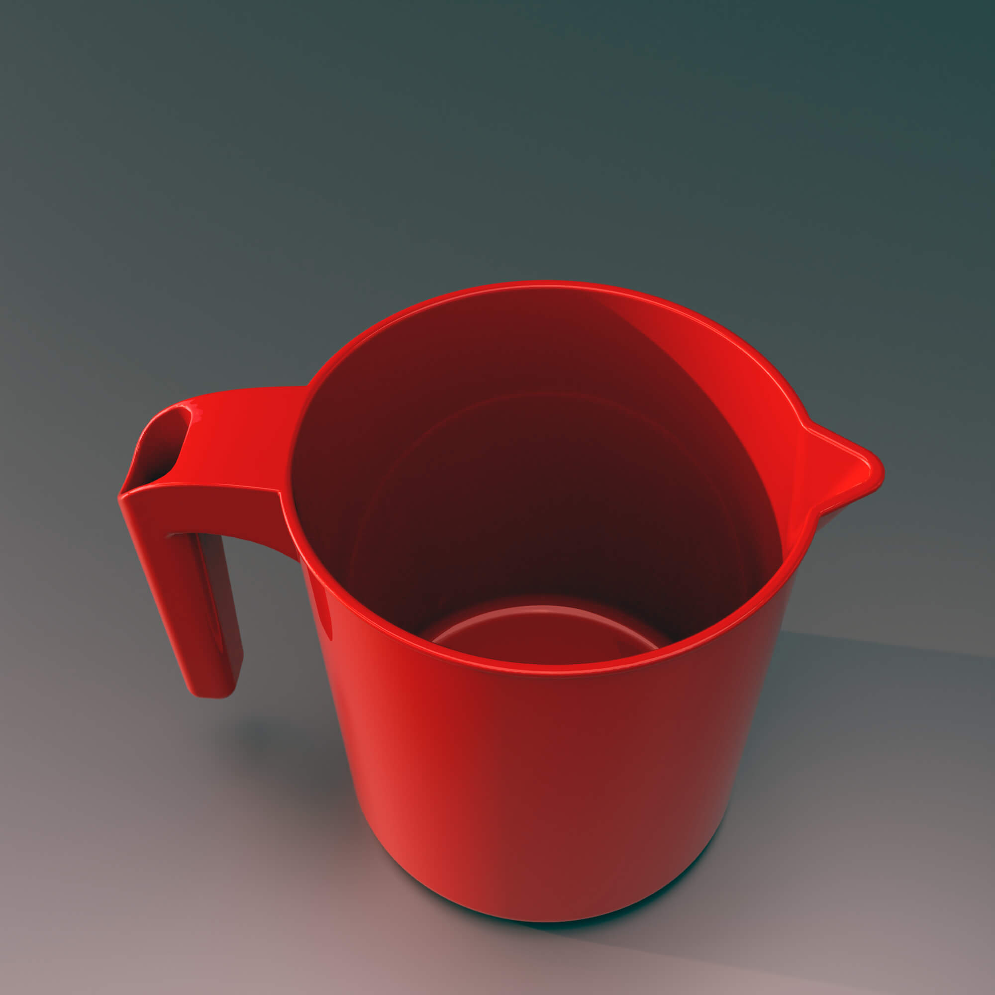 Painted Plastic Mug - 3D Model by BsTen