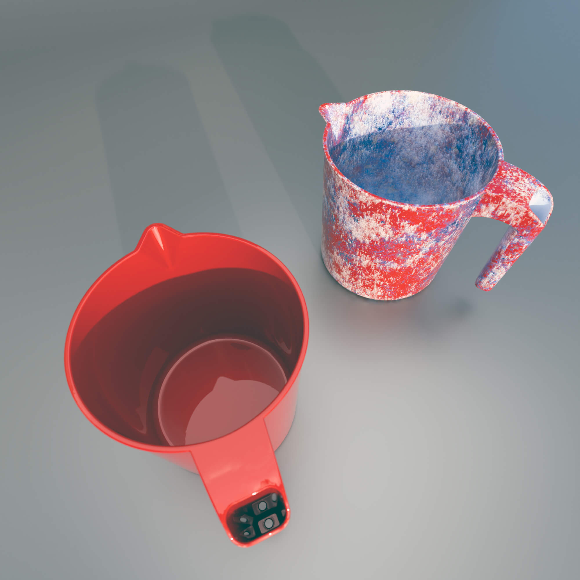Painted Plastic Mug - 3D Model by BsTen