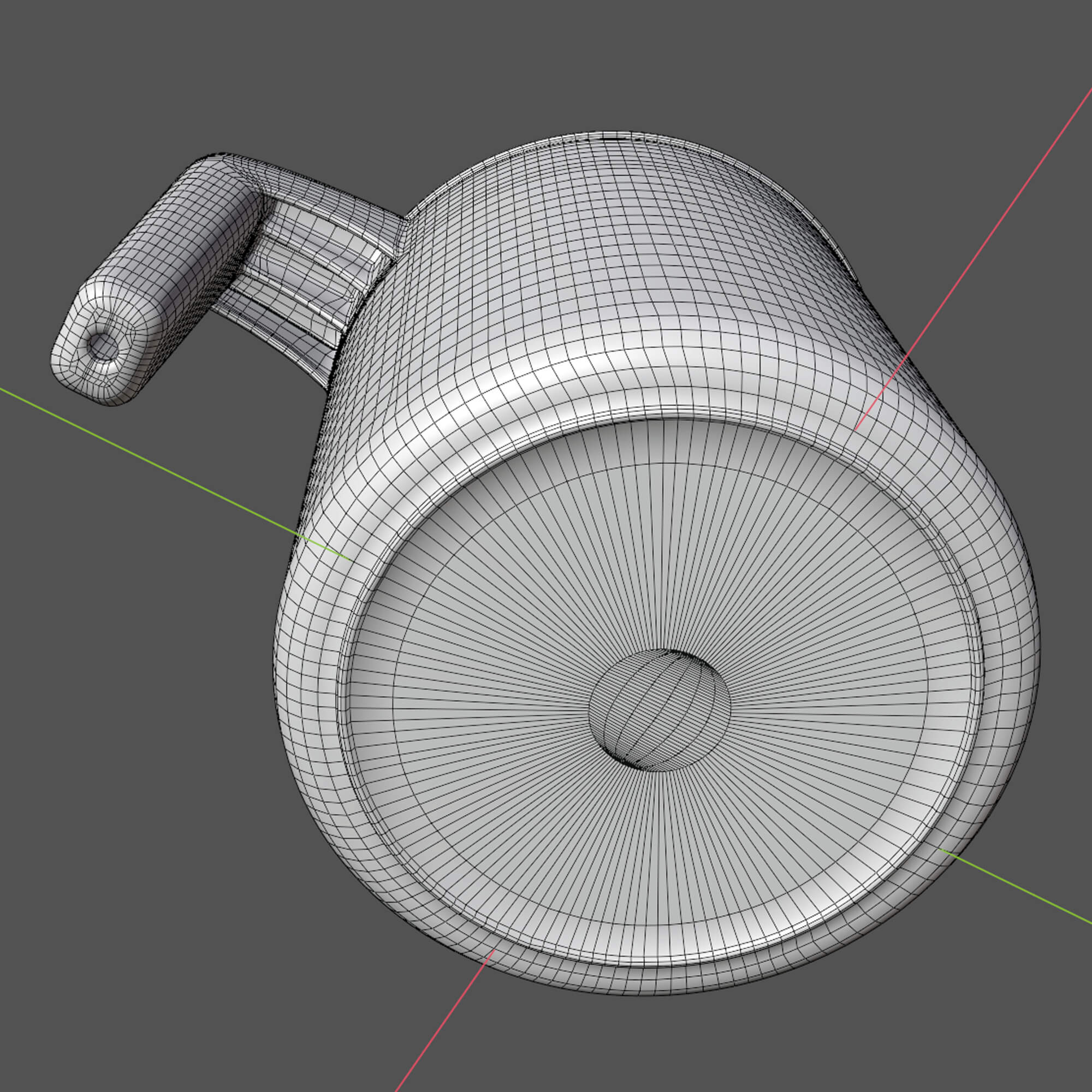 Painted Plastic Mug - 3D Model by BsTen