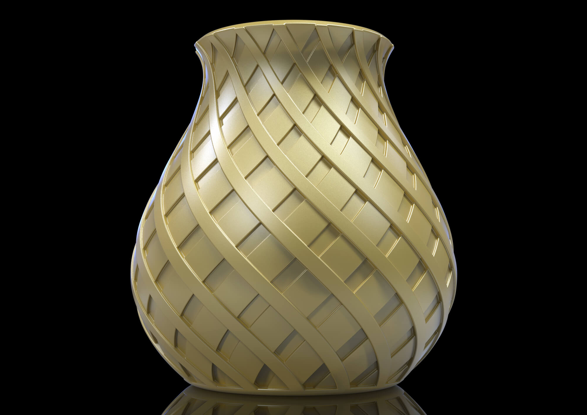 Safeen S Wicker Vase - 3D Model by BsTen
