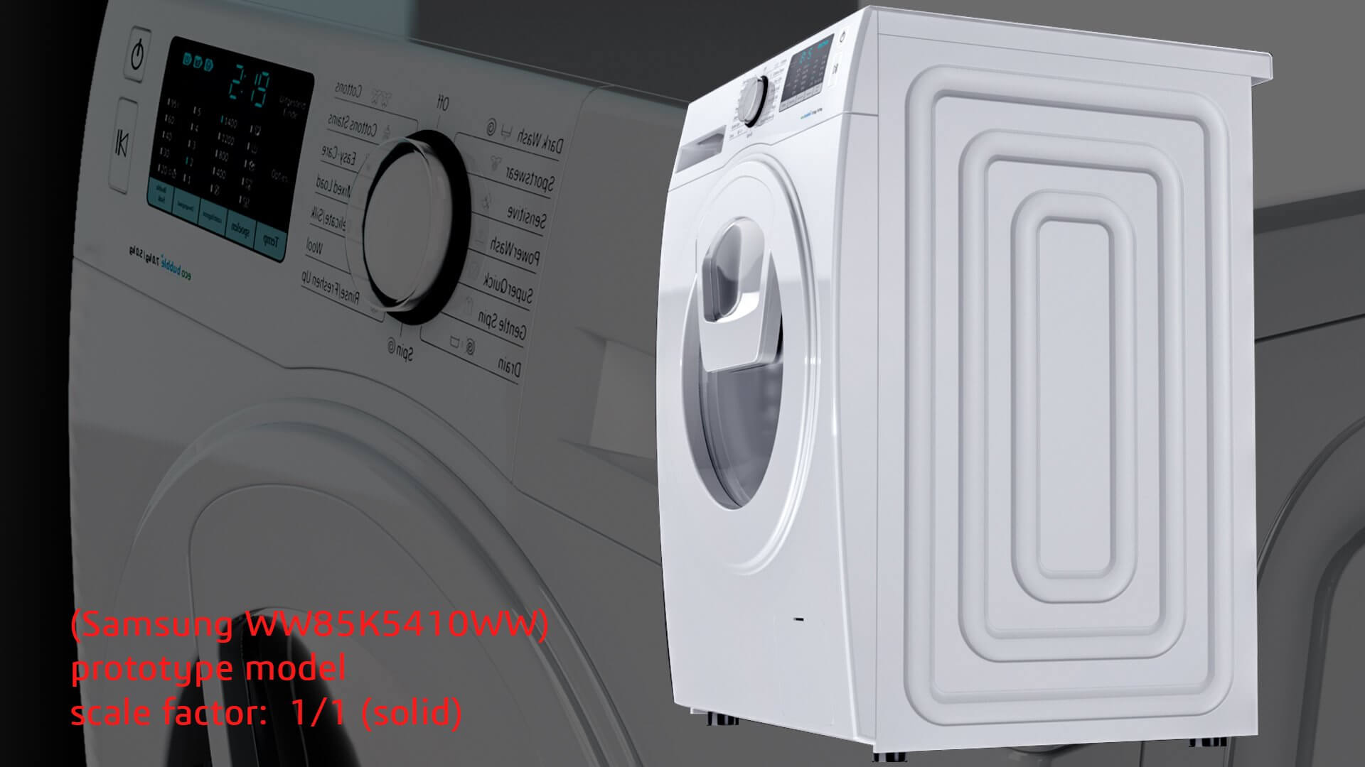 Samsung Washing Machine - 3D Model by BsTen