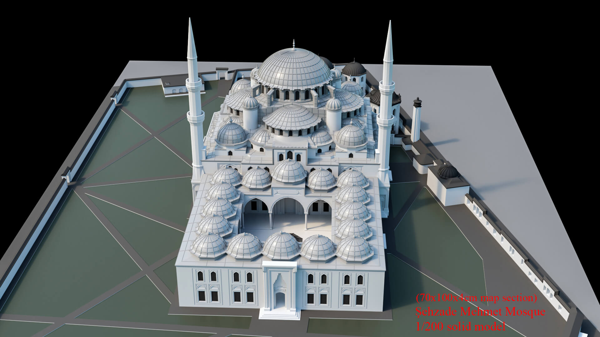 Sehzade Mehmet Mosque - 3D Model by BsTen