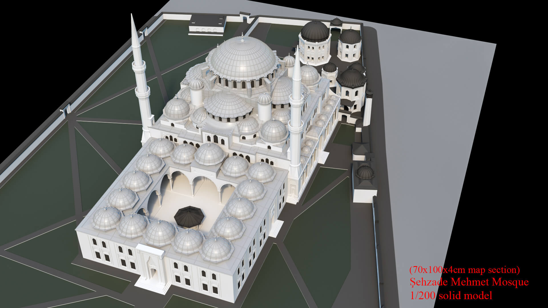Sehzade Mehmet Mosque - 3D Model by BsTen