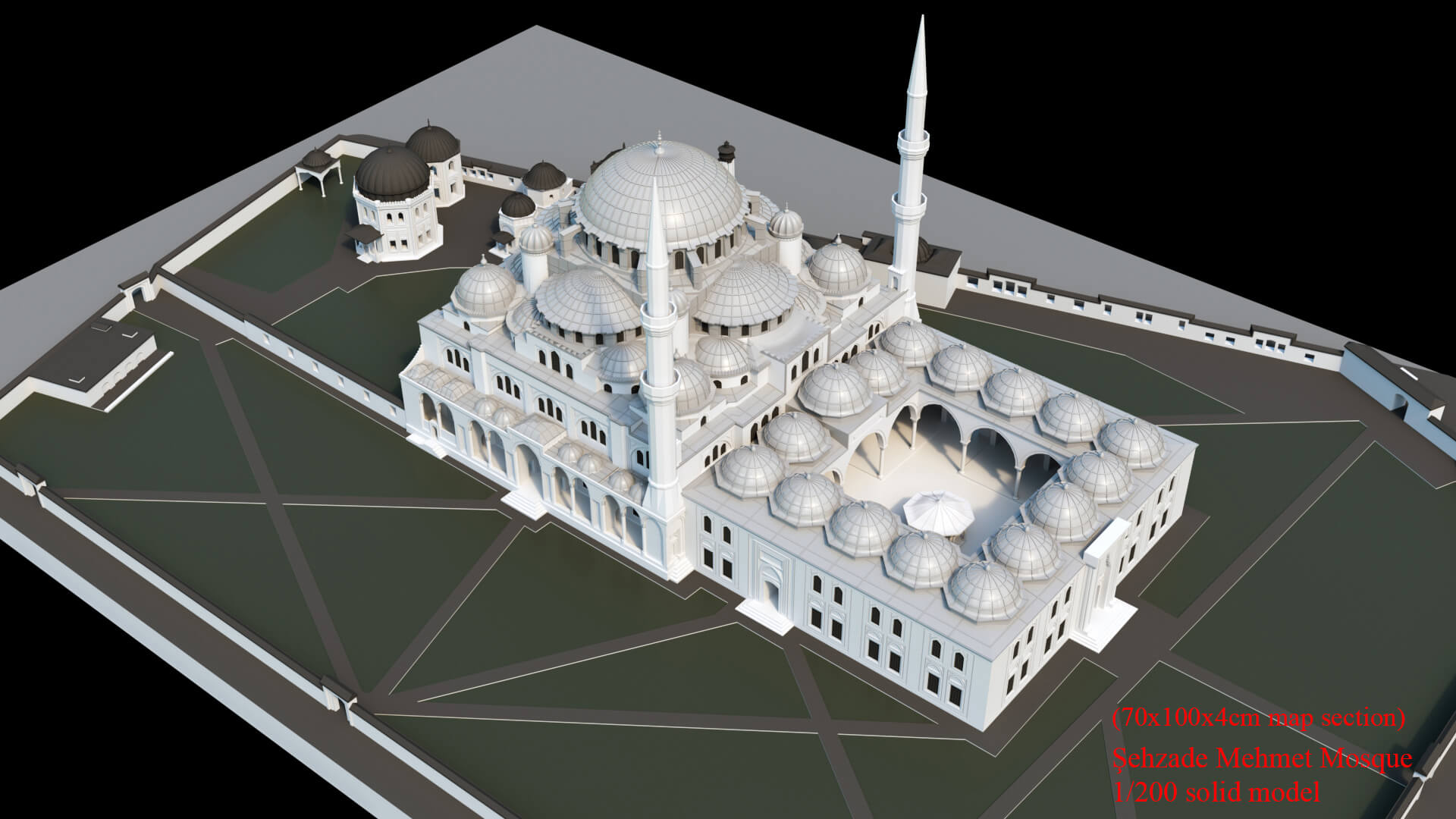 Sehzade Mehmet Mosque - 3D Model by BsTen