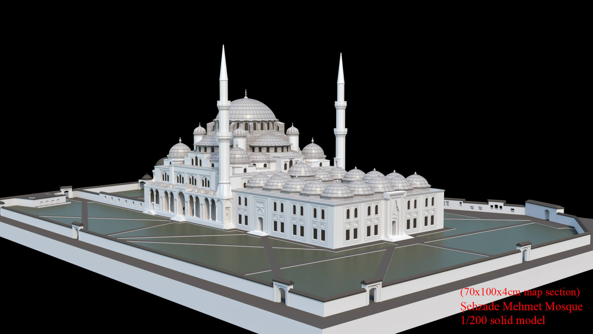 Sehzade Mehmet Mosque - 3D Model by BsTen