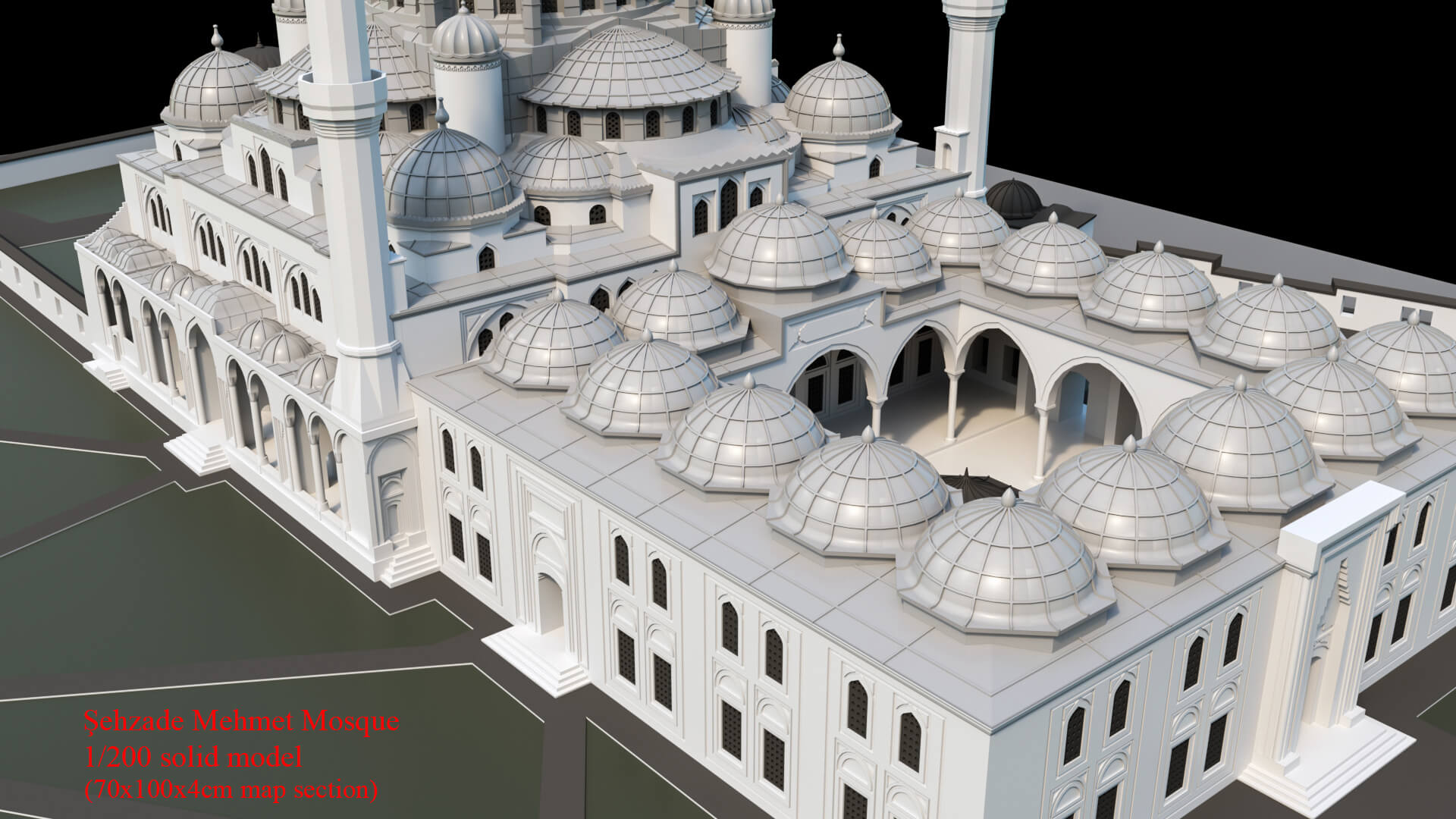 Sehzade Mehmet Mosque - 3D Model by BsTen