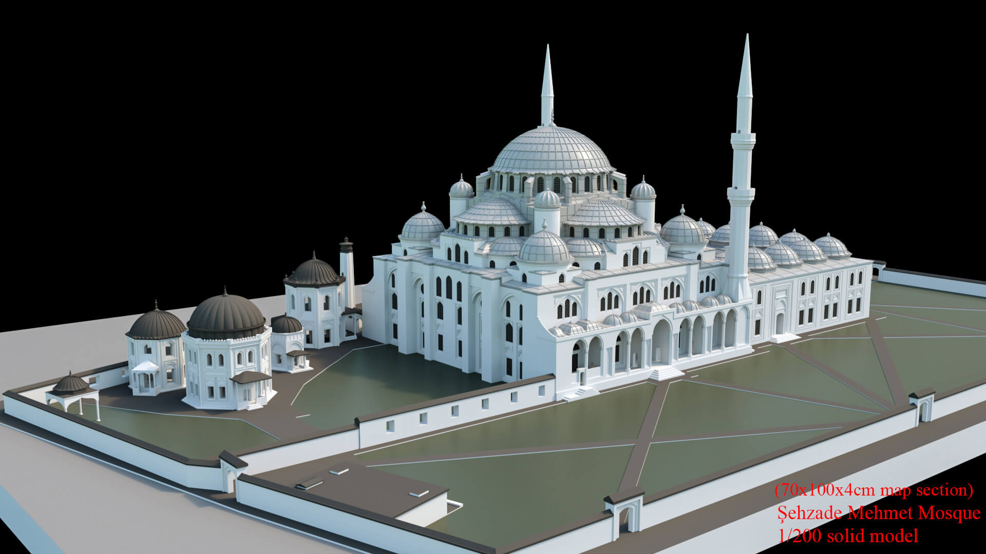 Sehzade Mehmet Mosque - 3D Model by BsTen