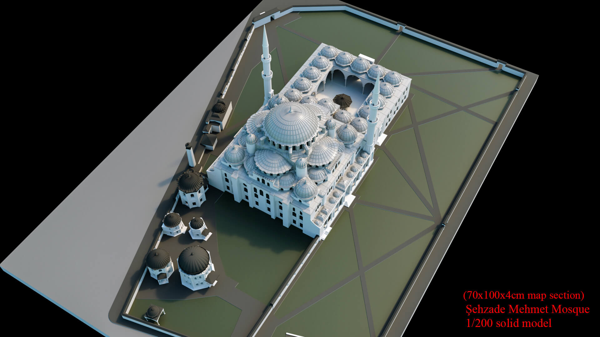 Sehzade Mehmet Mosque - 3D Model by BsTen