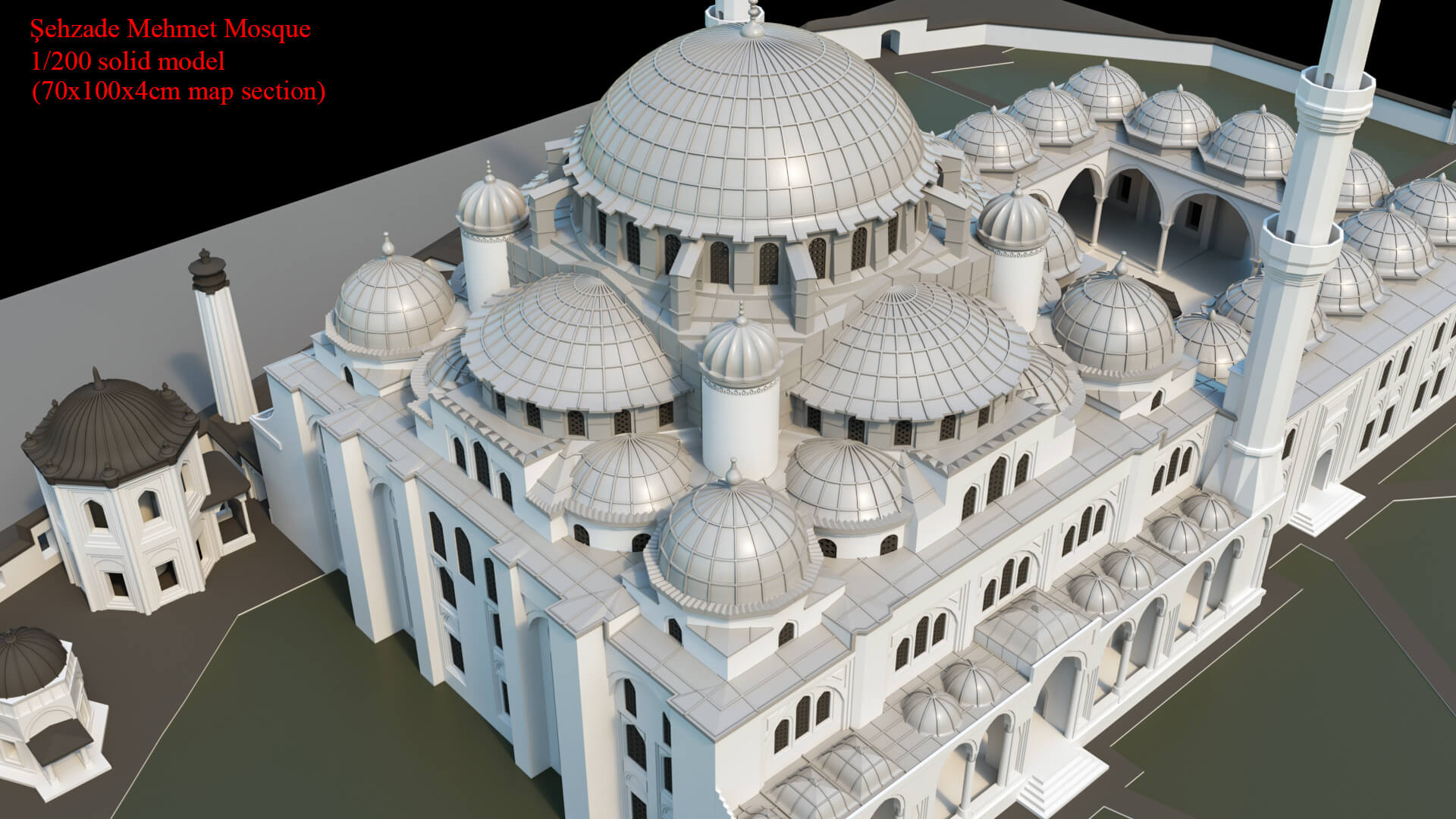 Sehzade Mehmet Mosque - 3D Model by BsTen