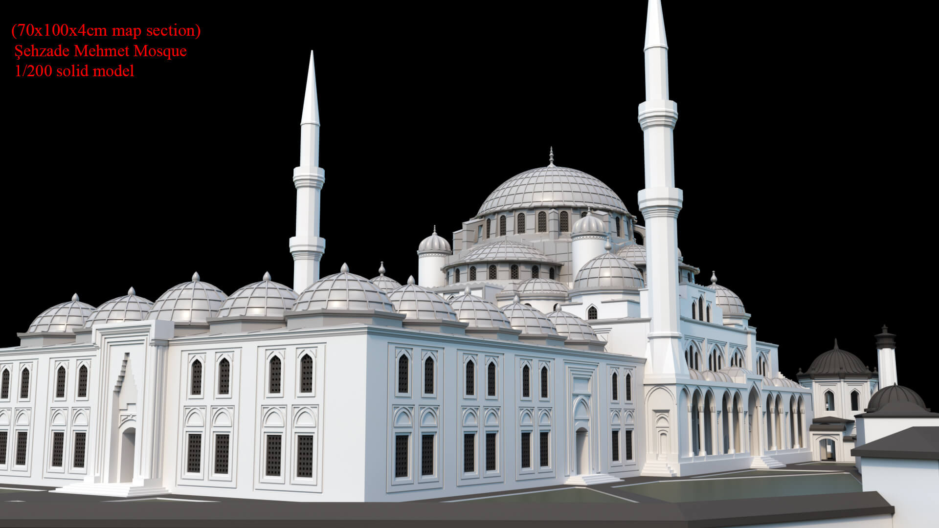 Sehzade Mehmet Mosque - 3D Model by BsTen