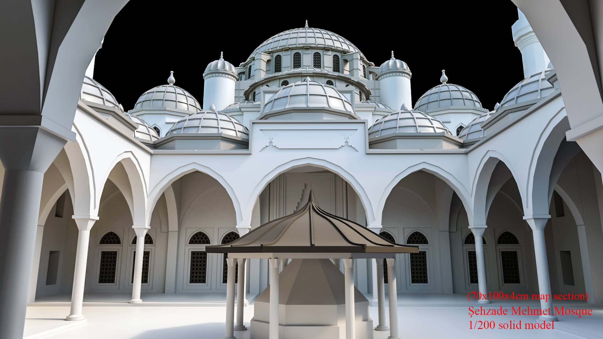 Sehzade Mehmet Mosque - 3D Model by BsTen