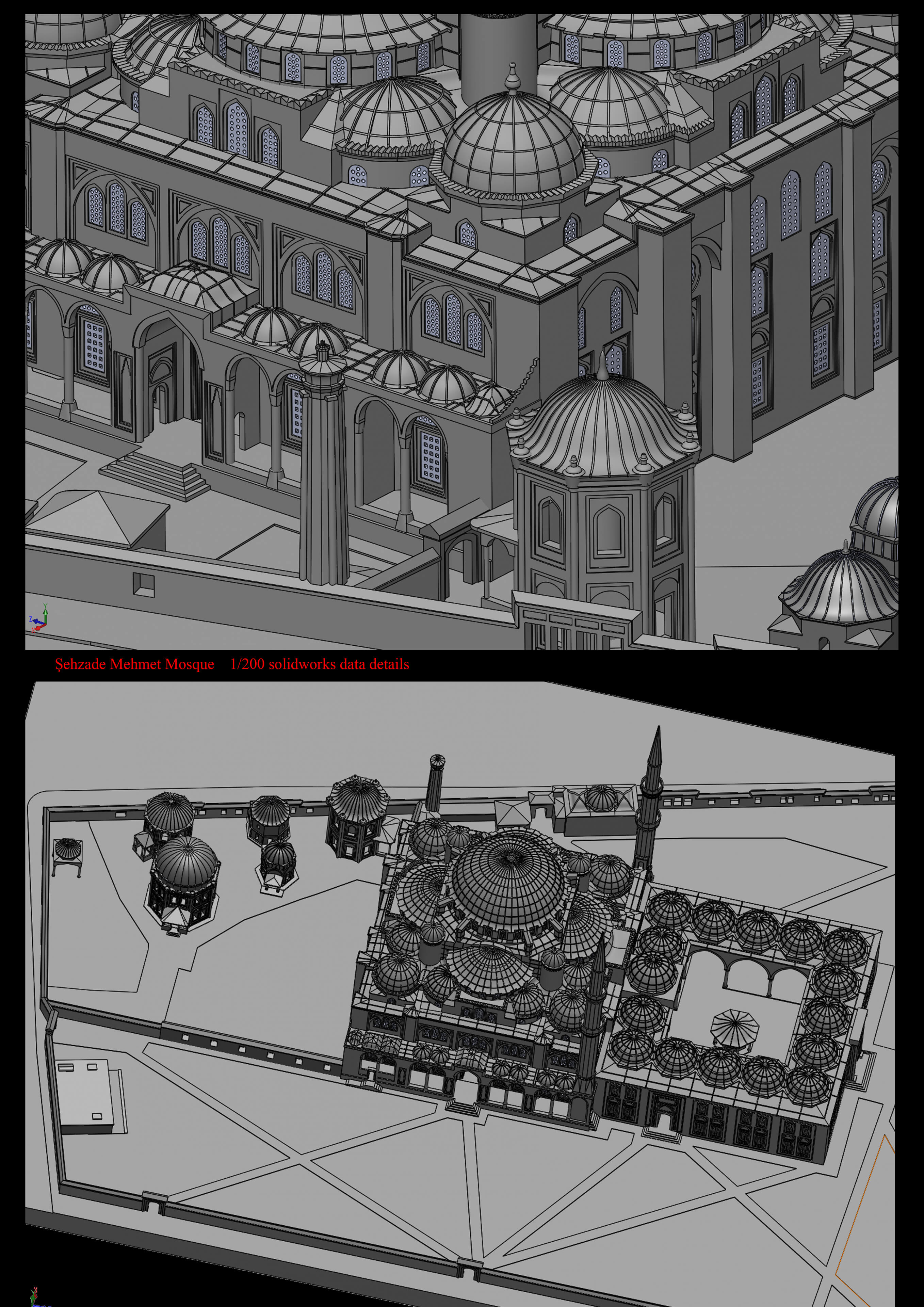 Sehzade Mehmet Mosque - 3D Model by BsTen