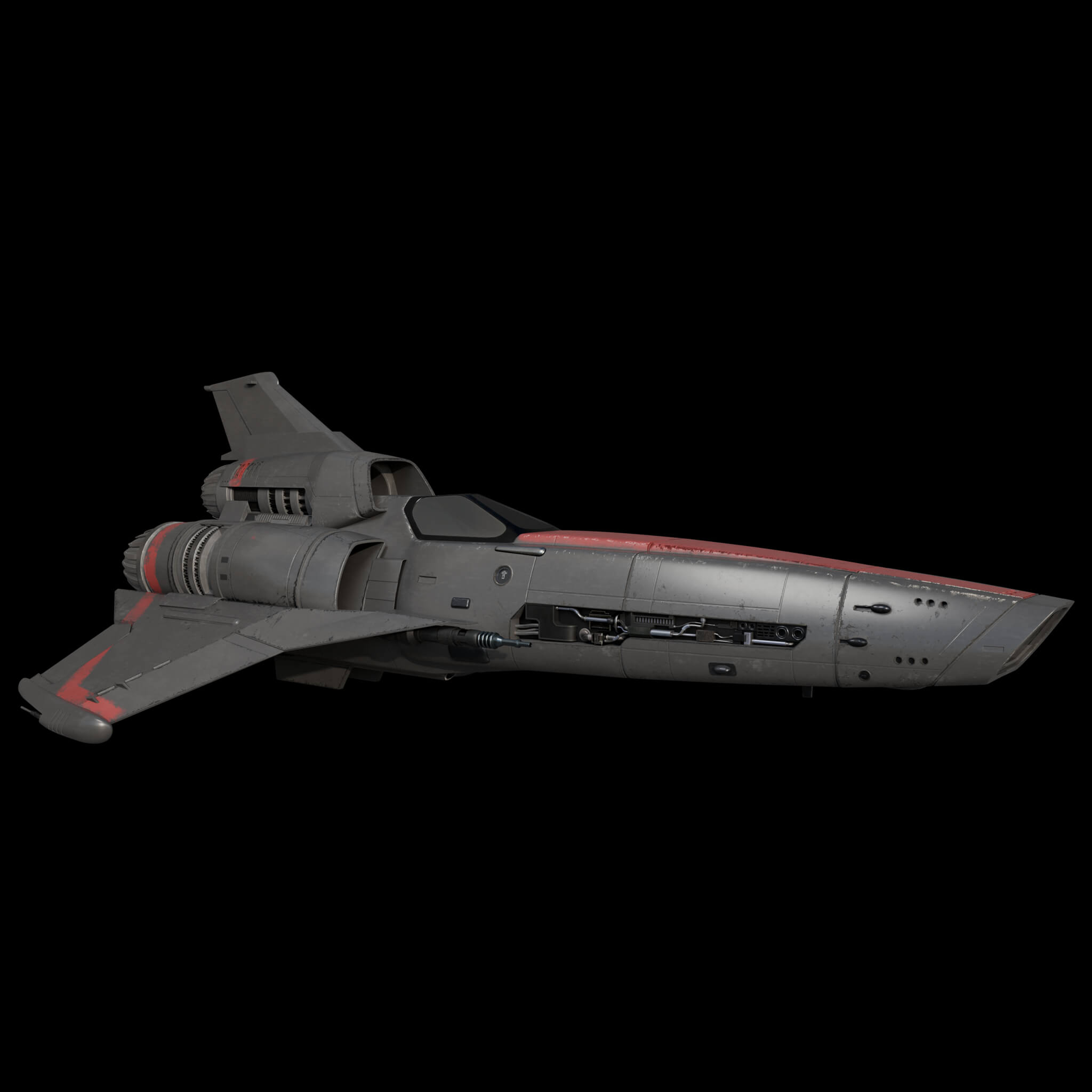 Space Fighter - 3D Model by BsTen