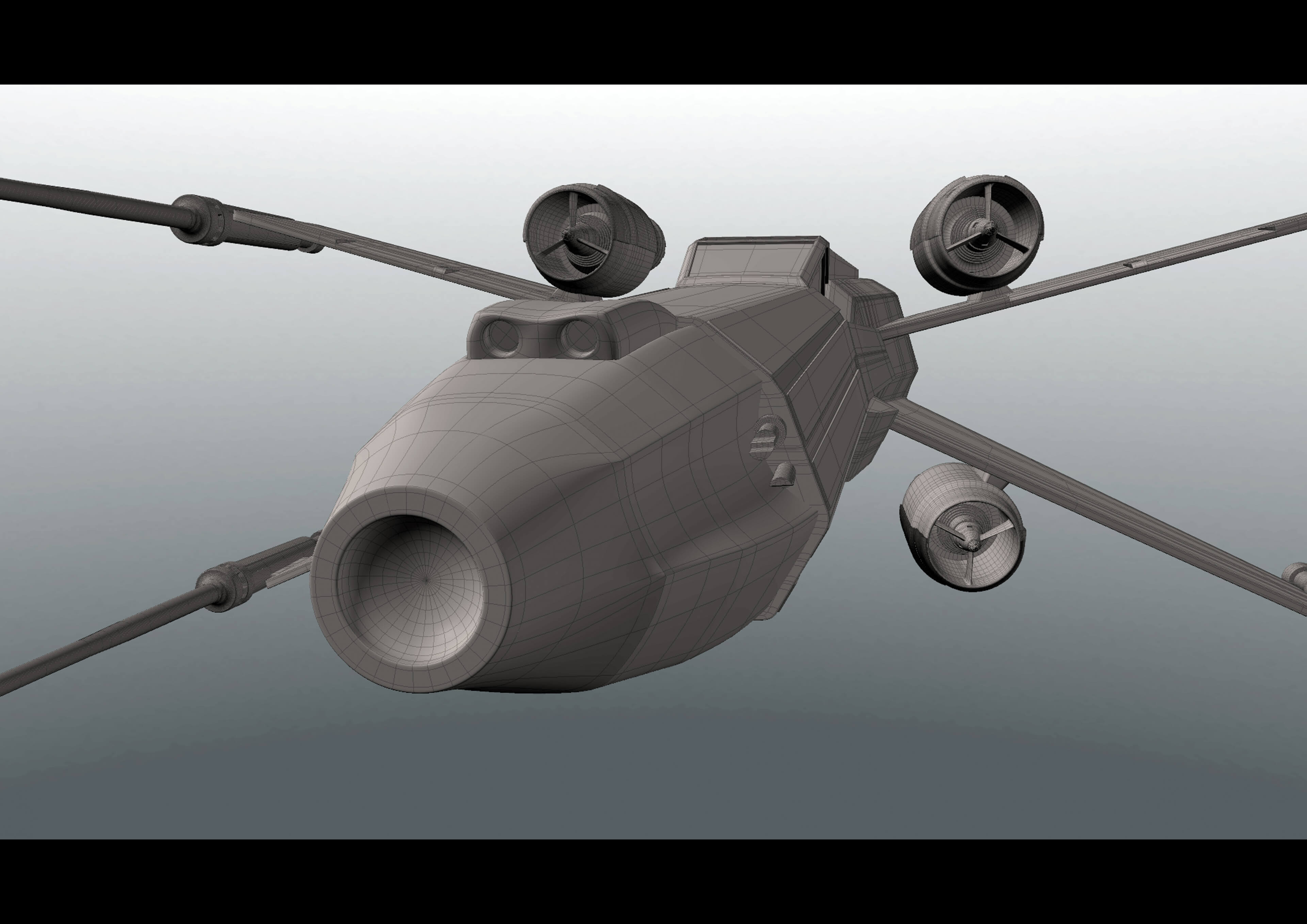 Space Ship Model by BsTen