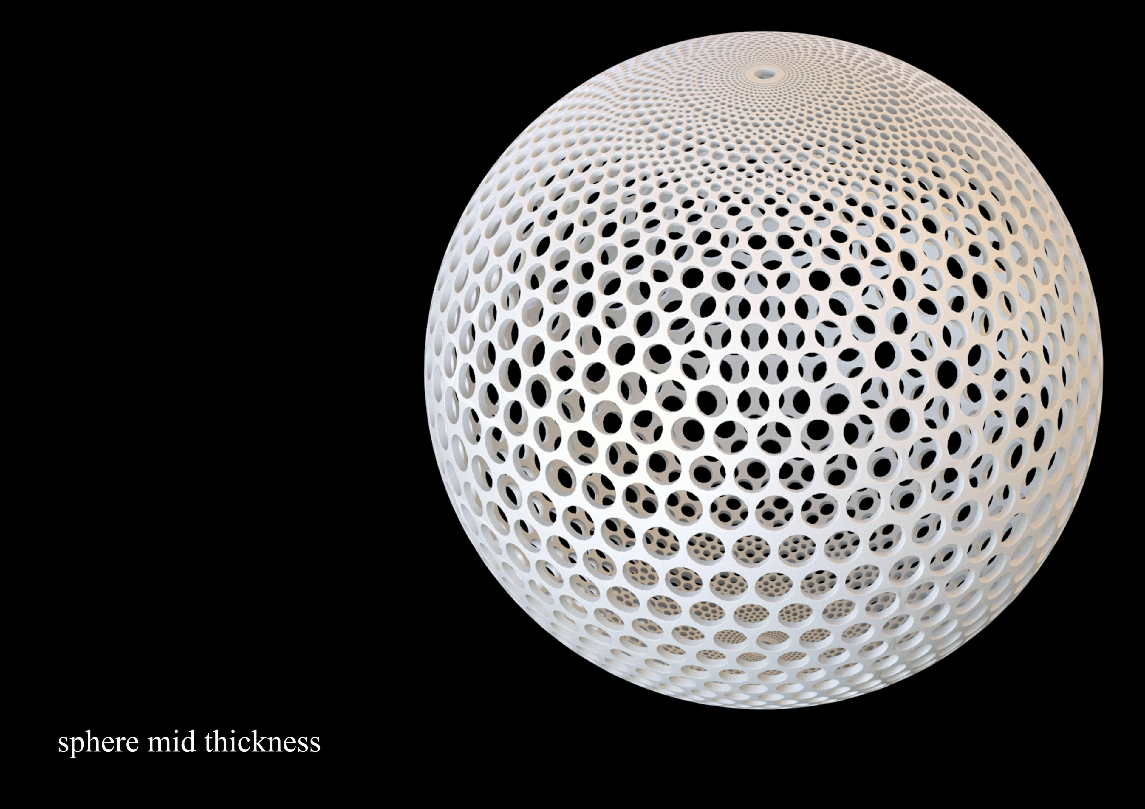 Sphere Dome Dots - 3D Model by BsTen