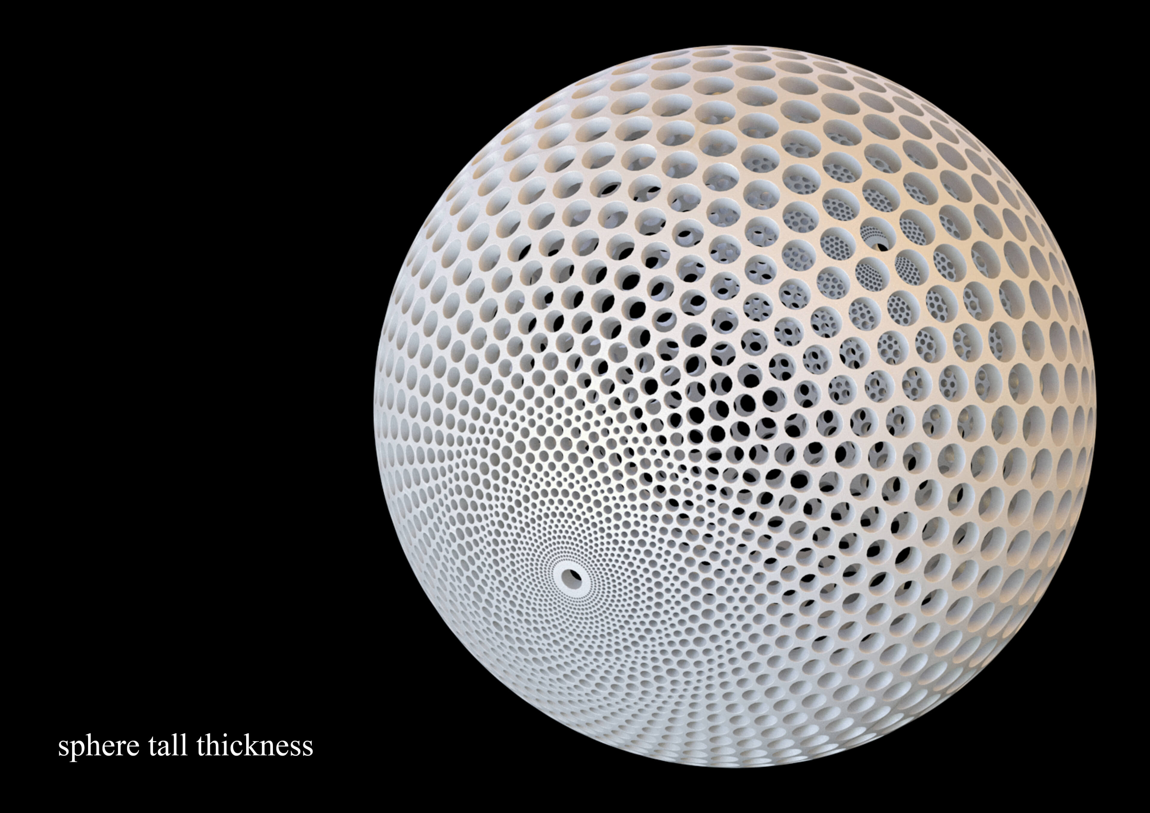 Sphere Dome Dots - 3D Model by BsTen