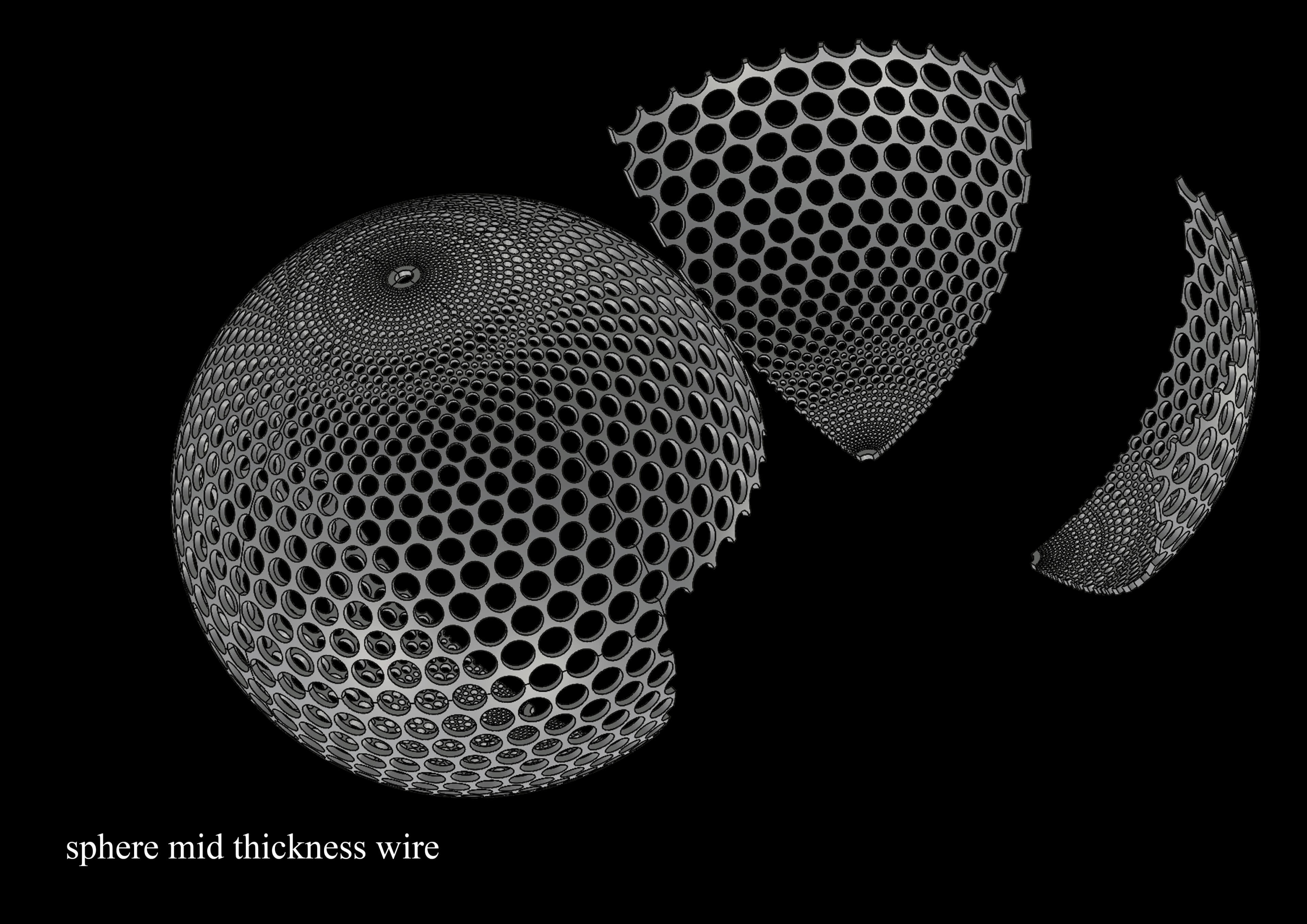 Sphere Dome Dots - 3D Model by BsTen