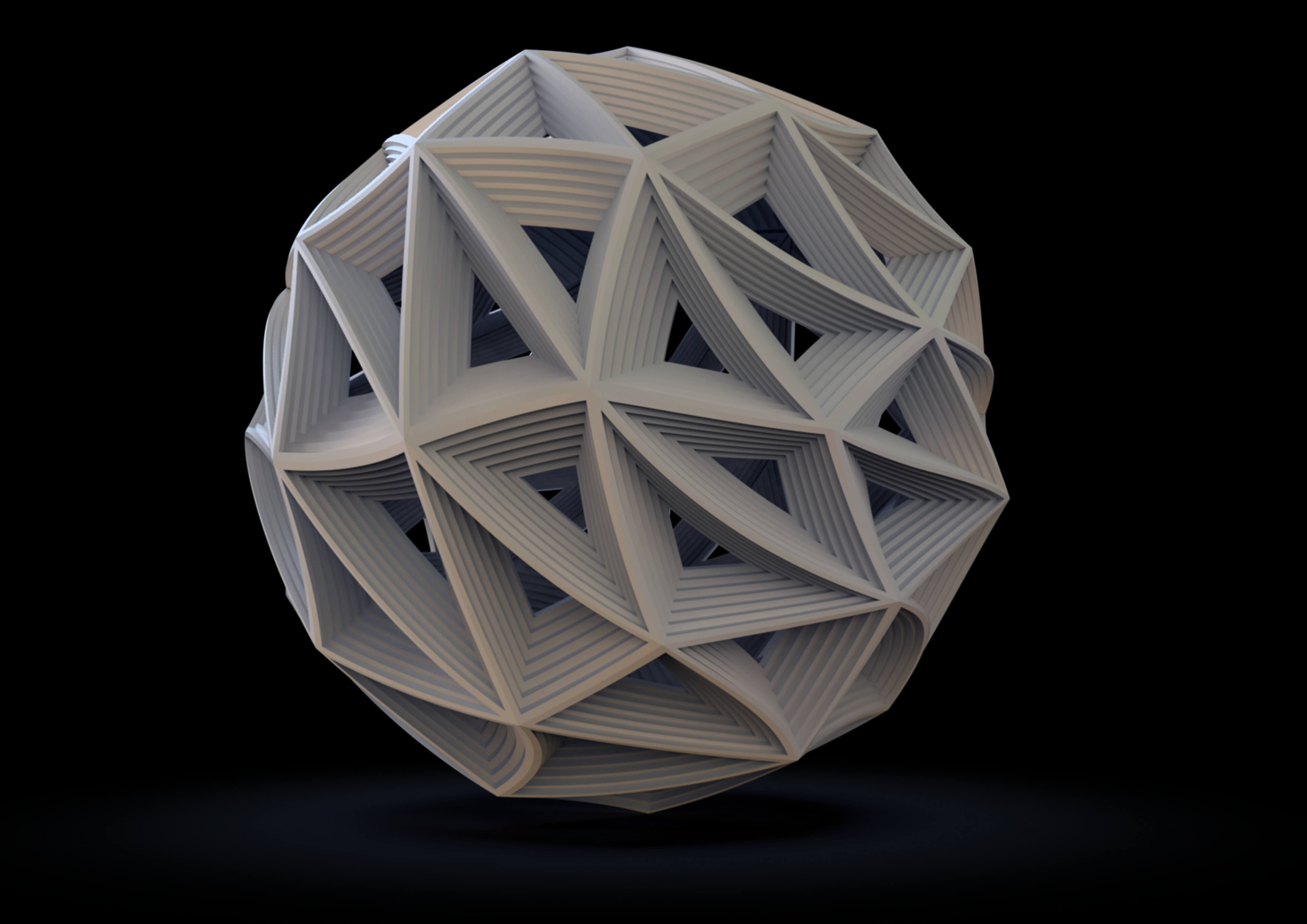 Spheretrebone Origami Egg - 3D Model by BsTen