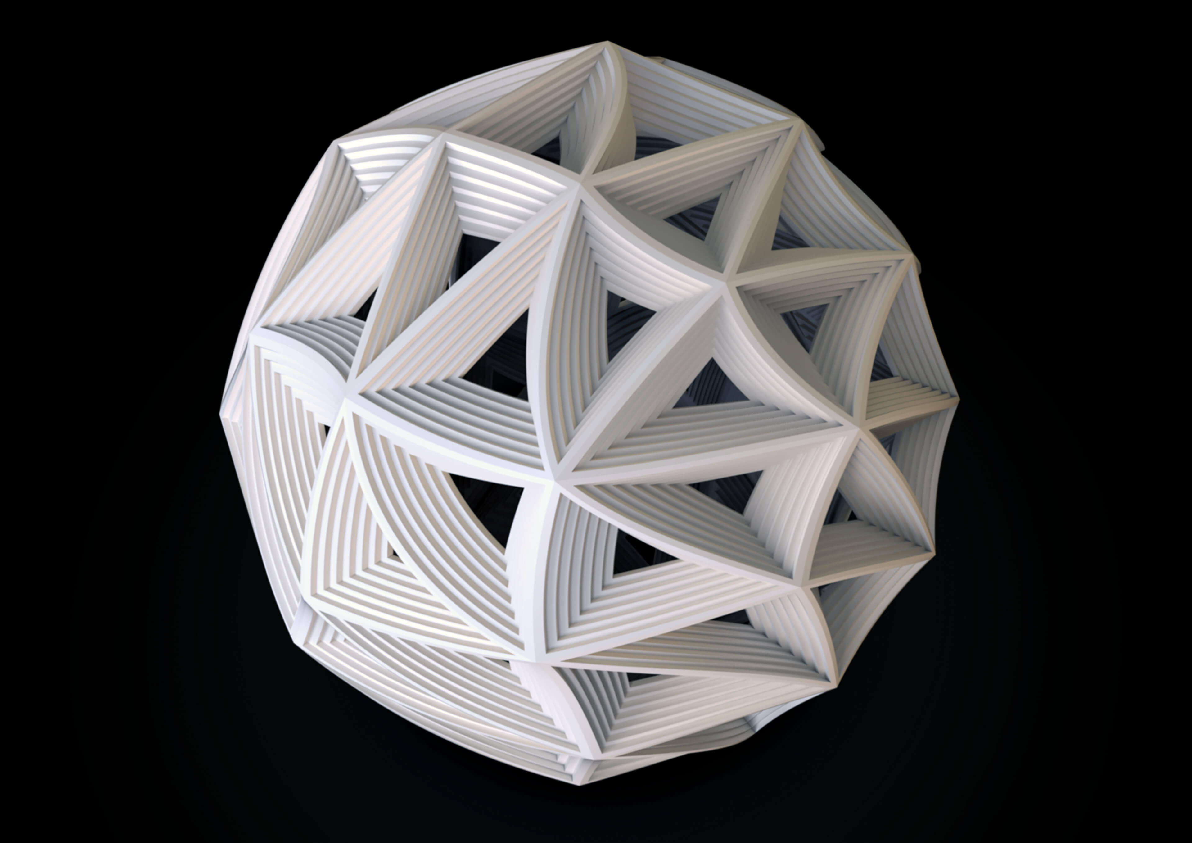 Spheretrebone Origami Egg - 3D Model by BsTen