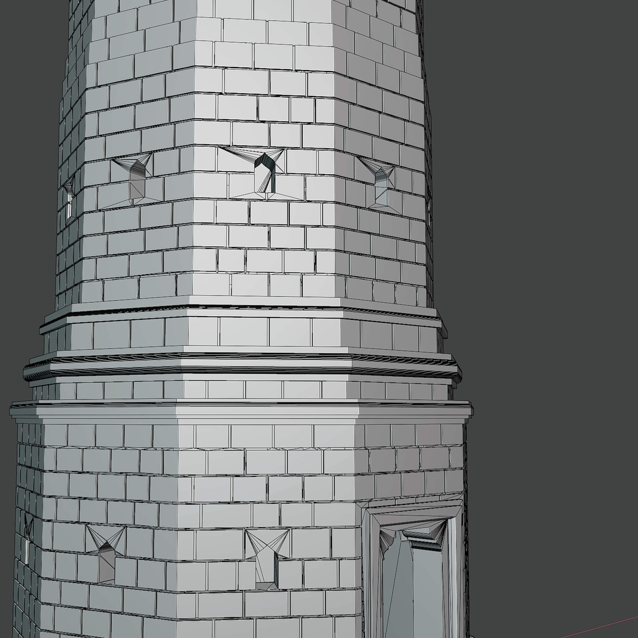 T Clock Tower - 3D Model by BsTen