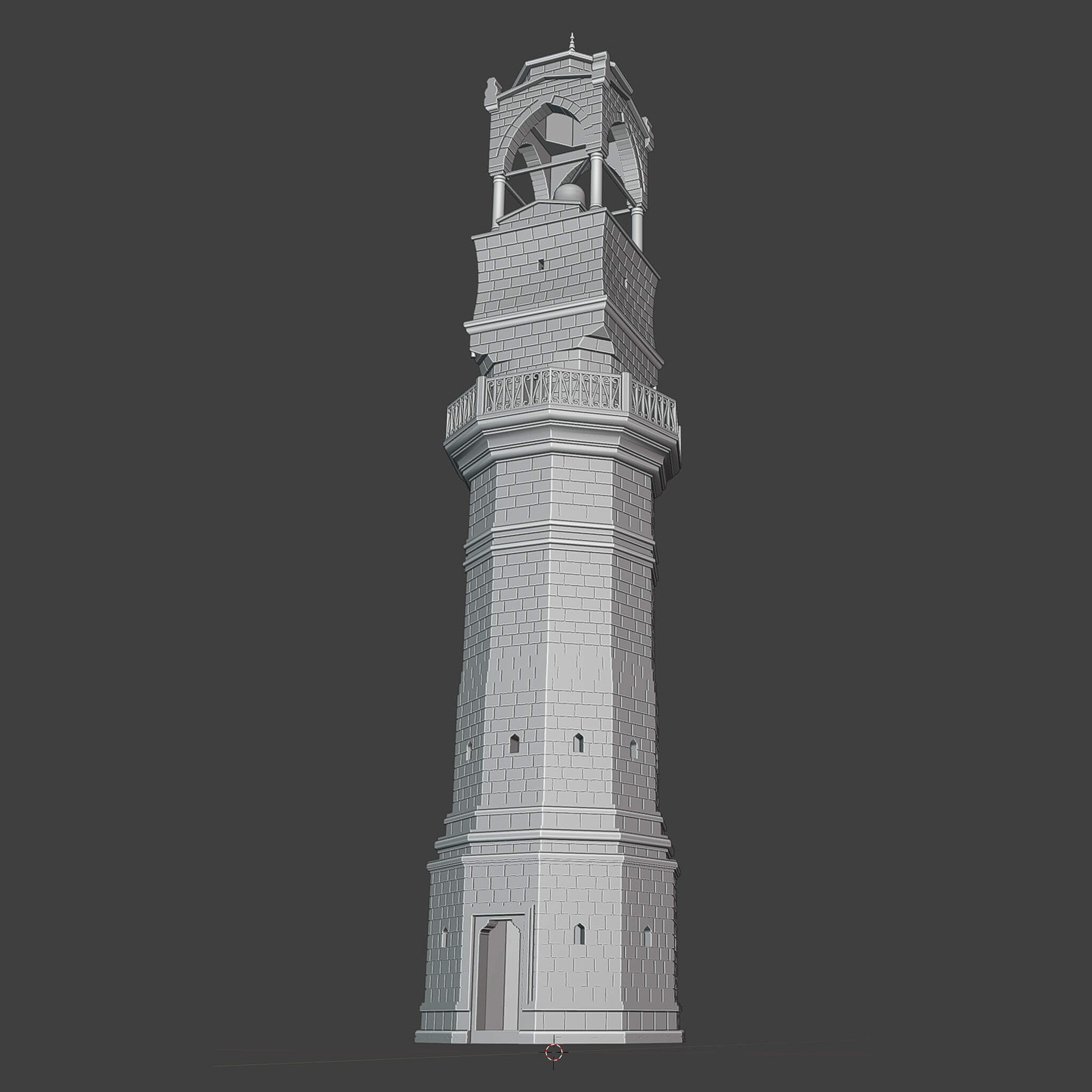 T Clock Tower - 3D Model by BsTen