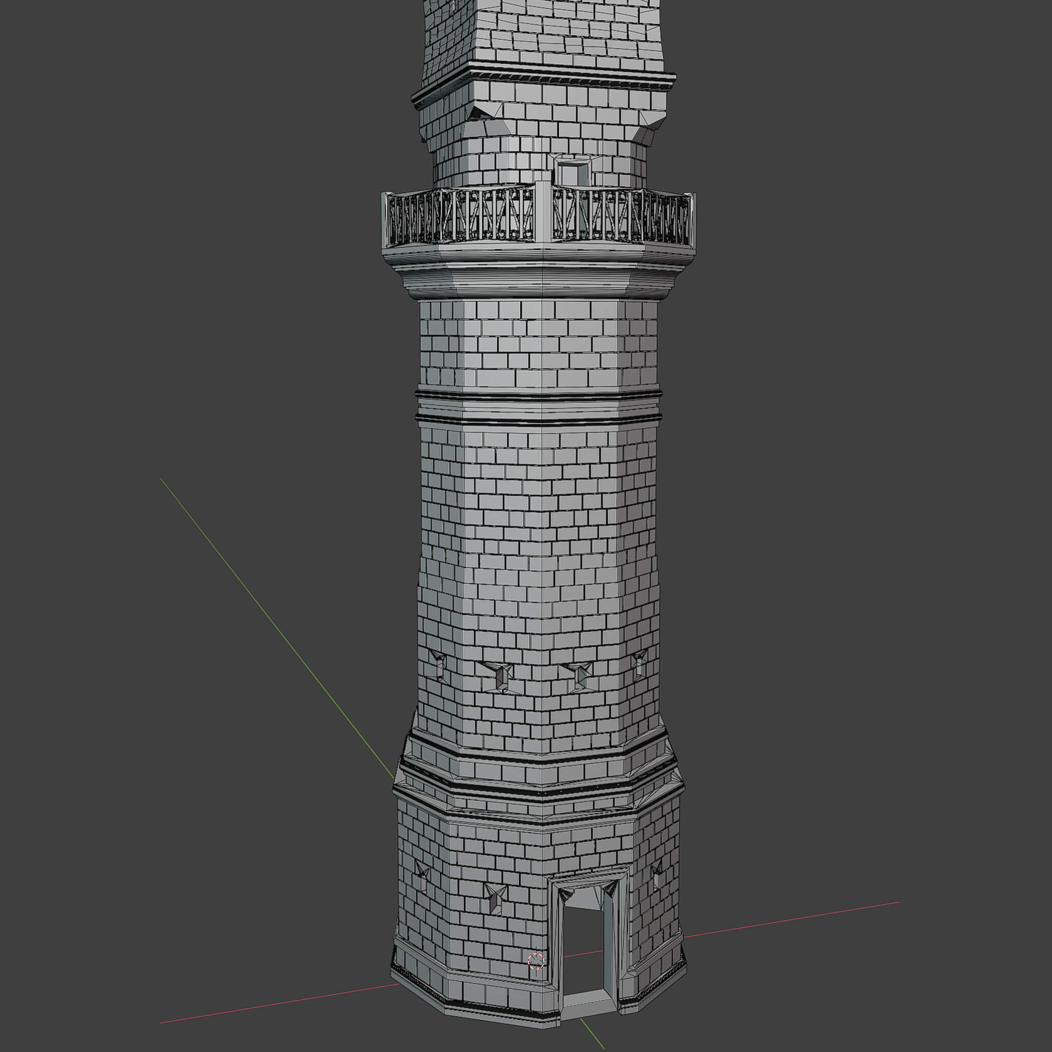 T Clock Tower - 3D Model by BsTen