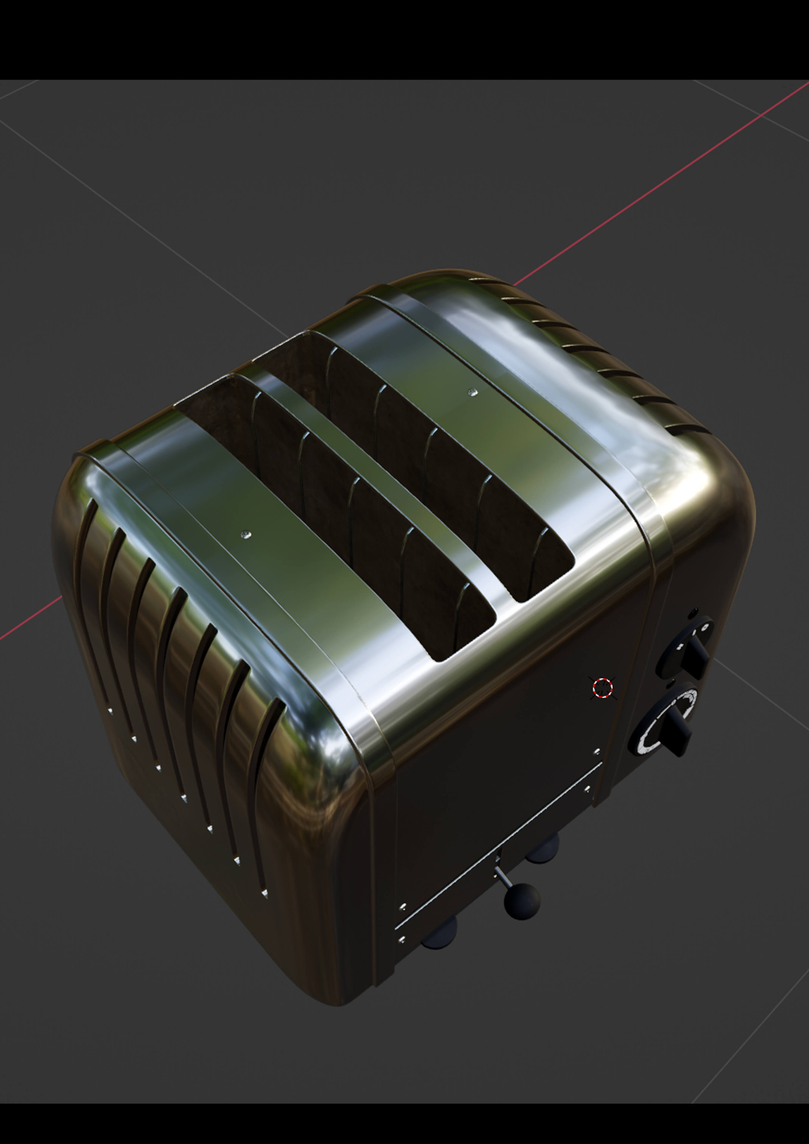 Toaster Mesh Model By Bsten