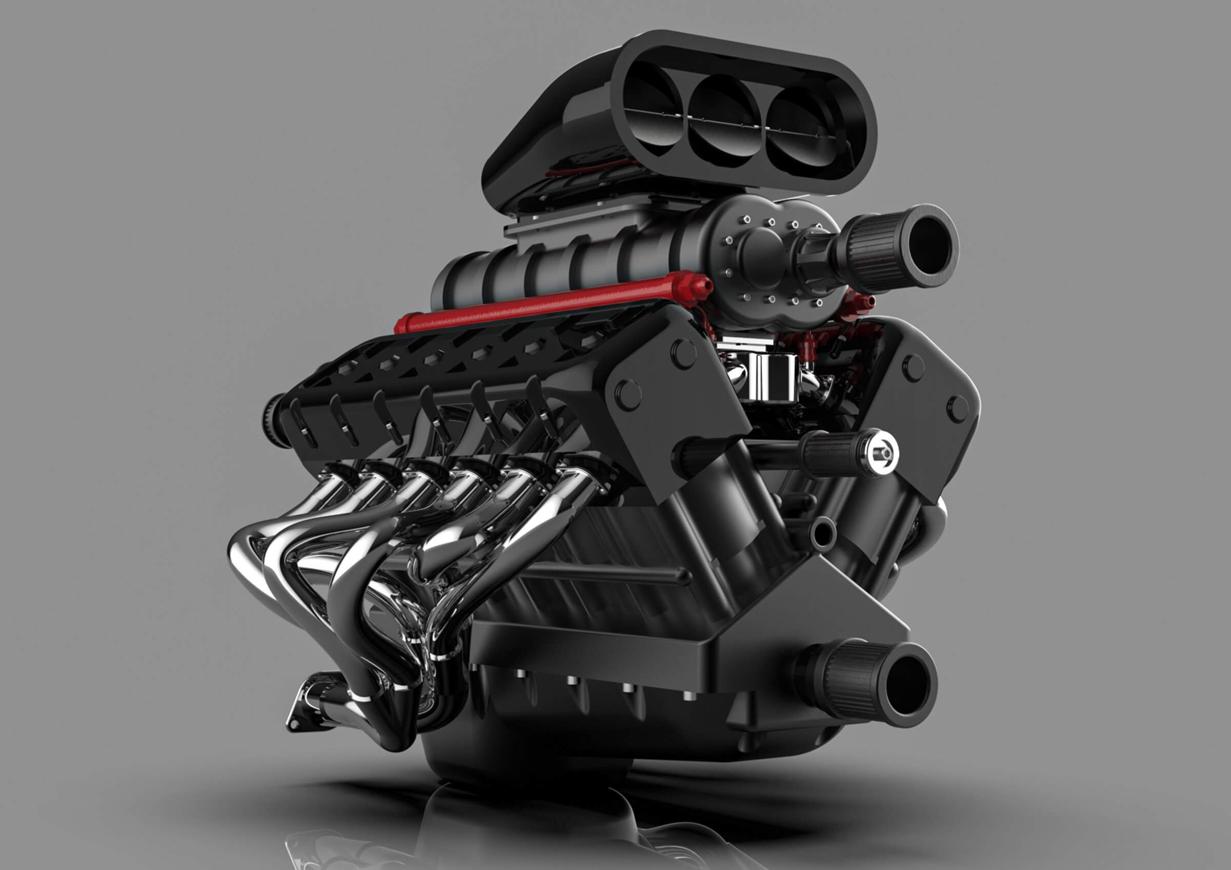 V12 Engine - 3D Model by BsTen