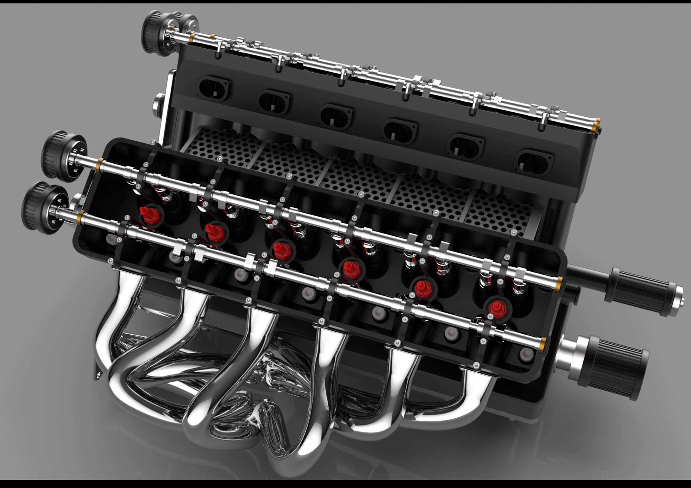 V12 Engine - 3D Model by BsTen