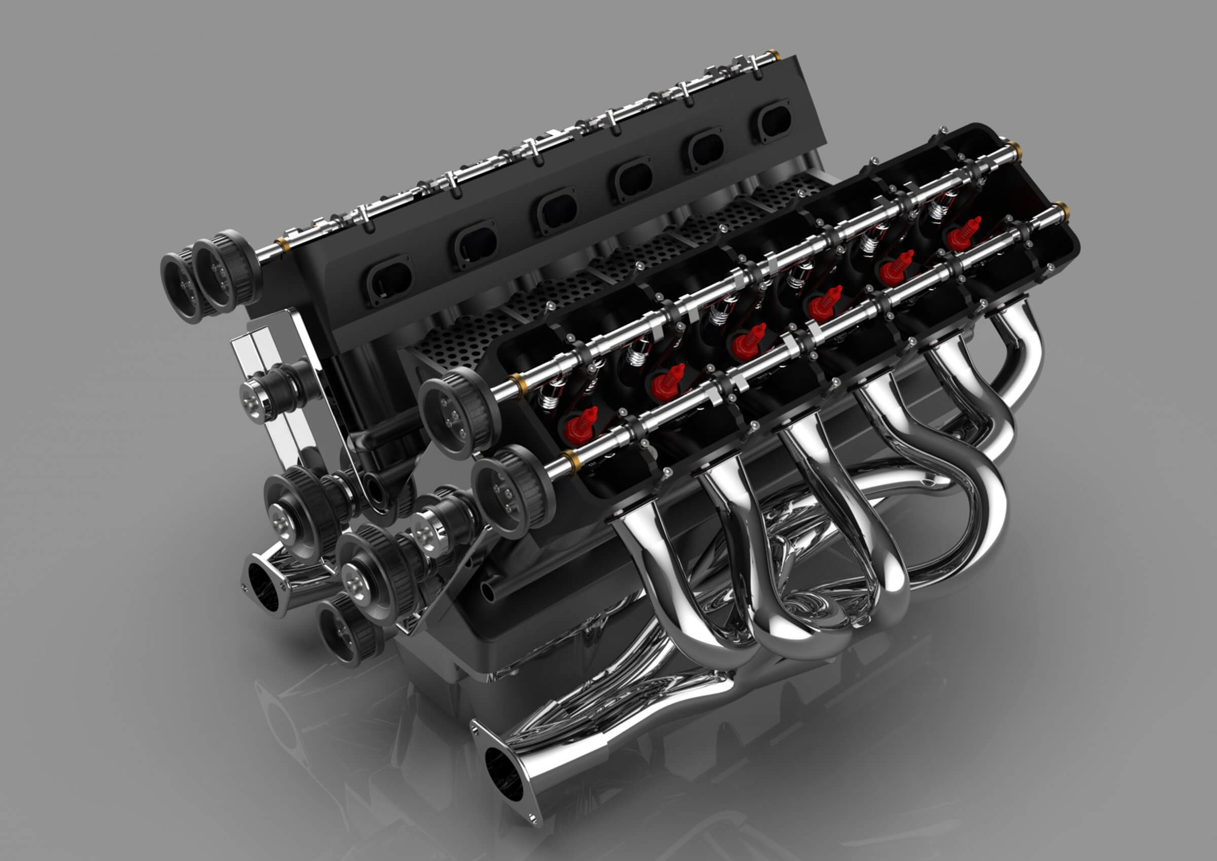 V12 Engine - 3D Model by BsTen