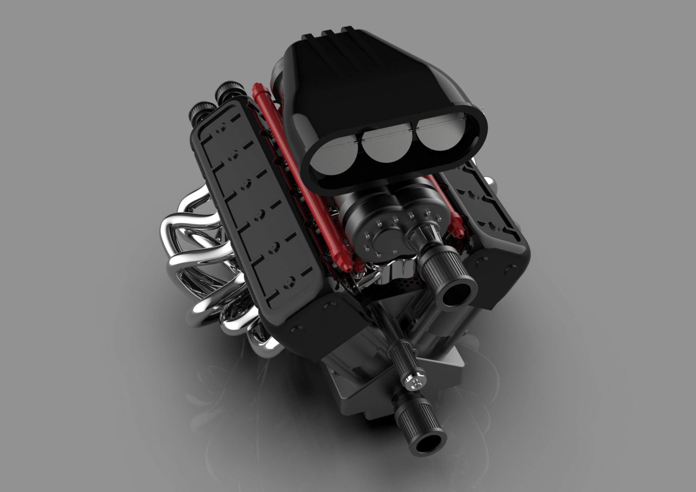 V12 Engine - 3D Model by BsTen
