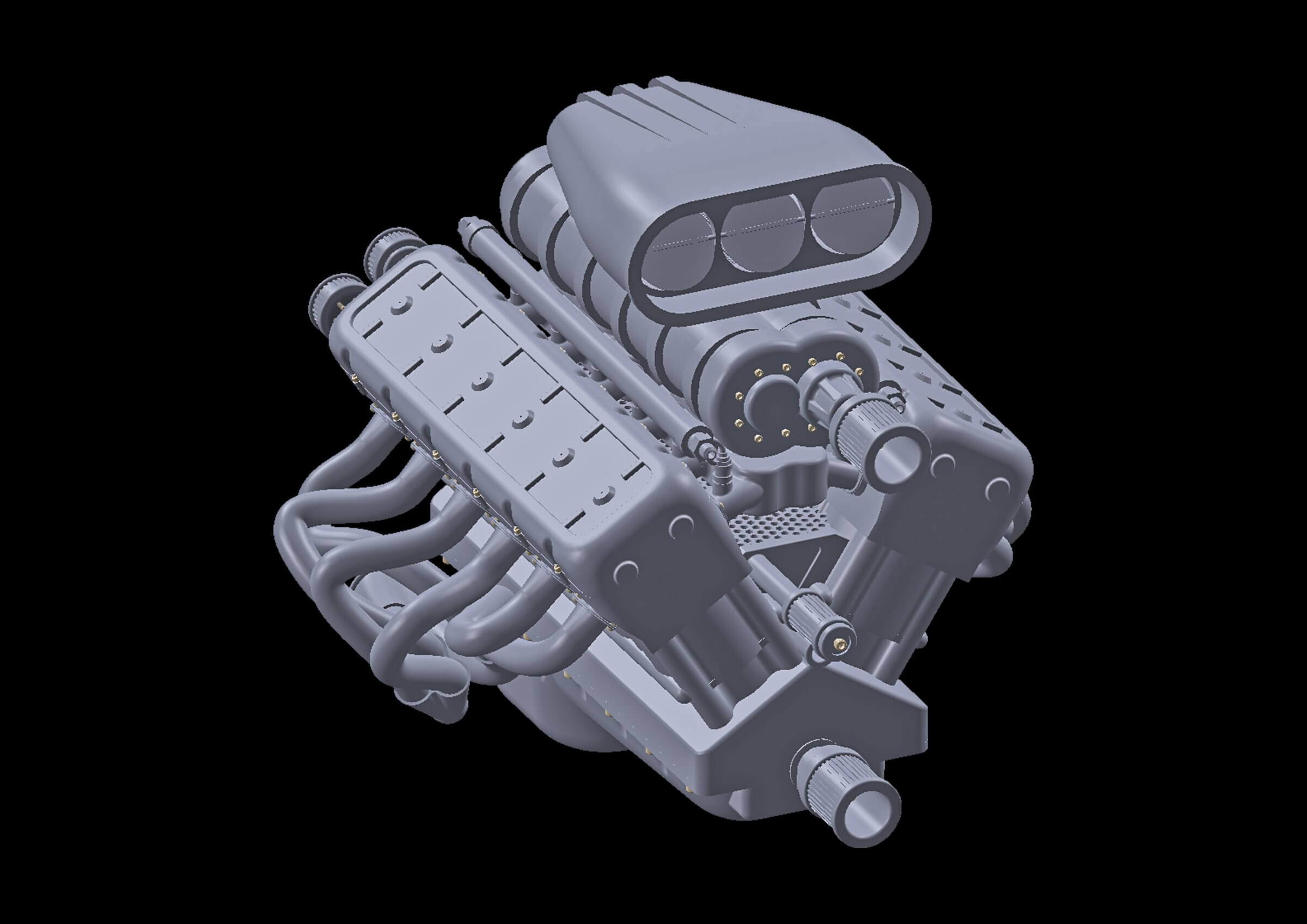 V12 Engine - 3D Model by BsTen