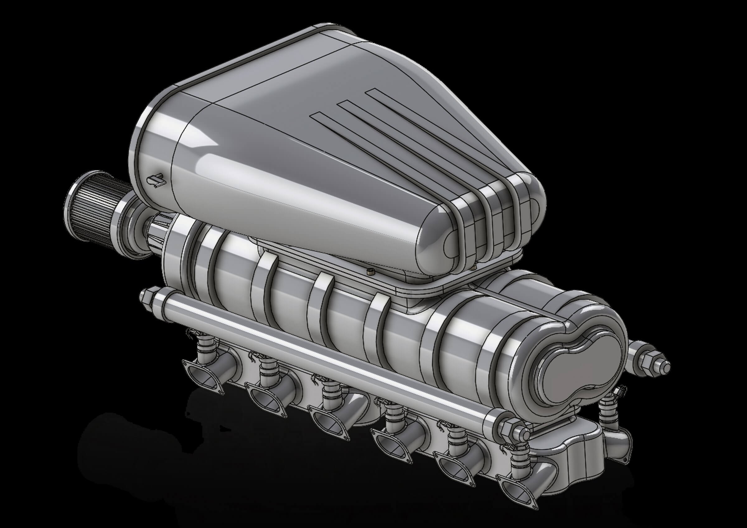 V12 Engine - 3D Model by BsTen