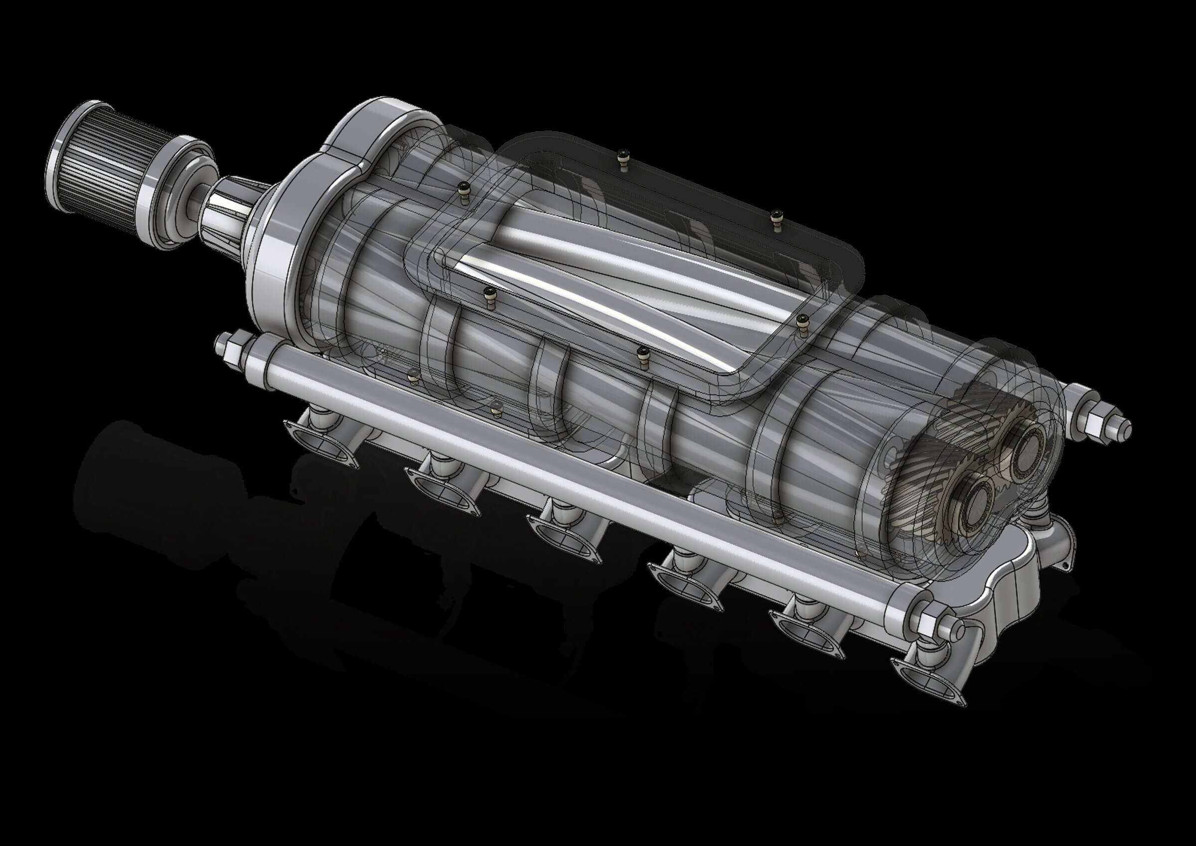 V12 Engine - 3D Model by BsTen