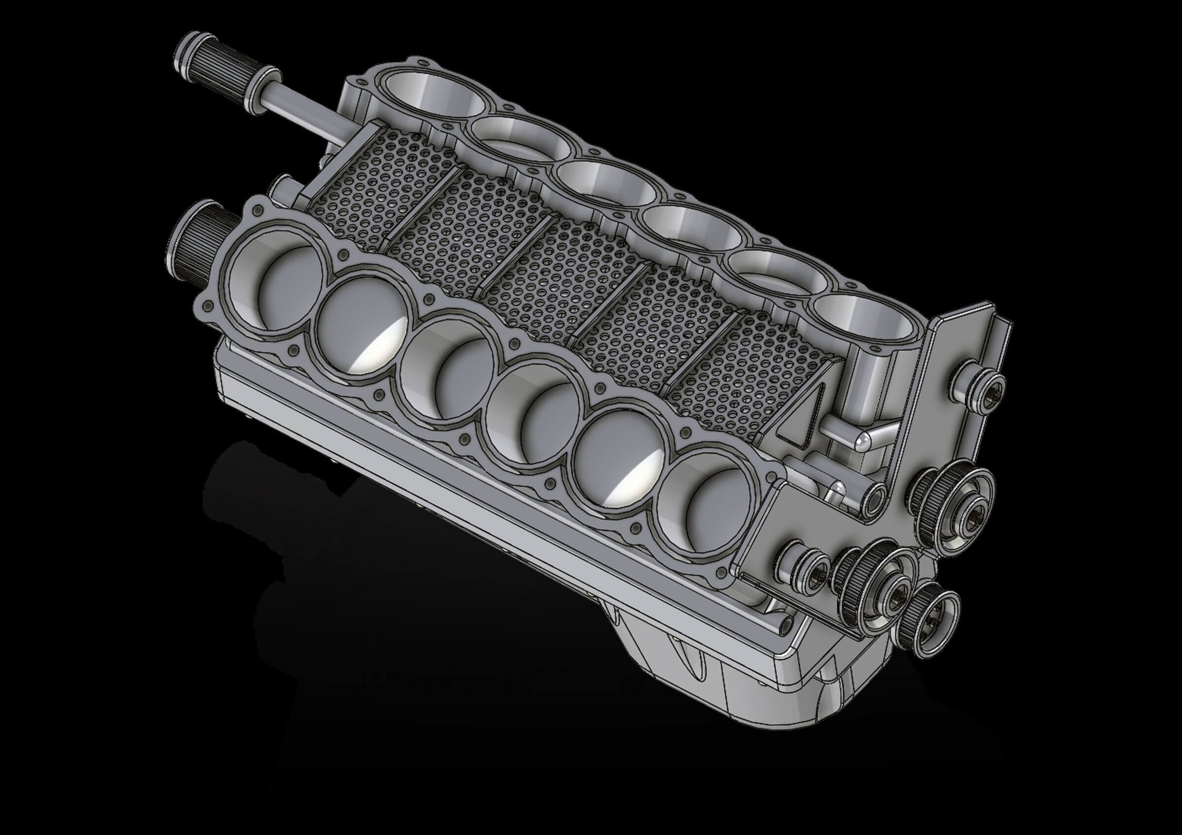 V12 Engine - 3D Model by BsTen
