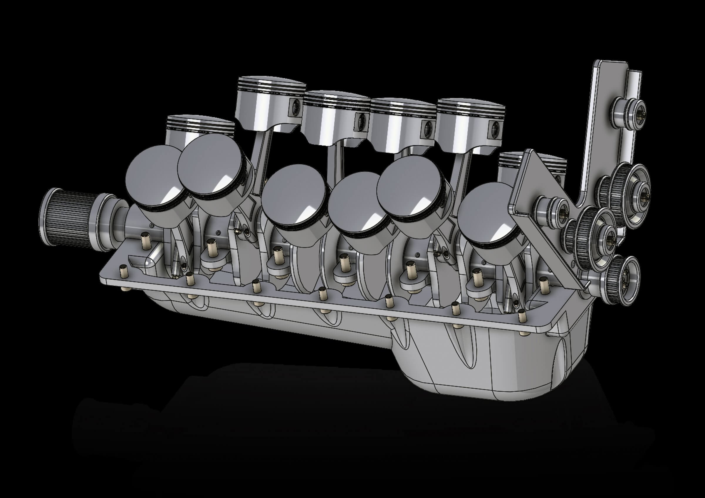 V12 Engine - 3D Model by BsTen