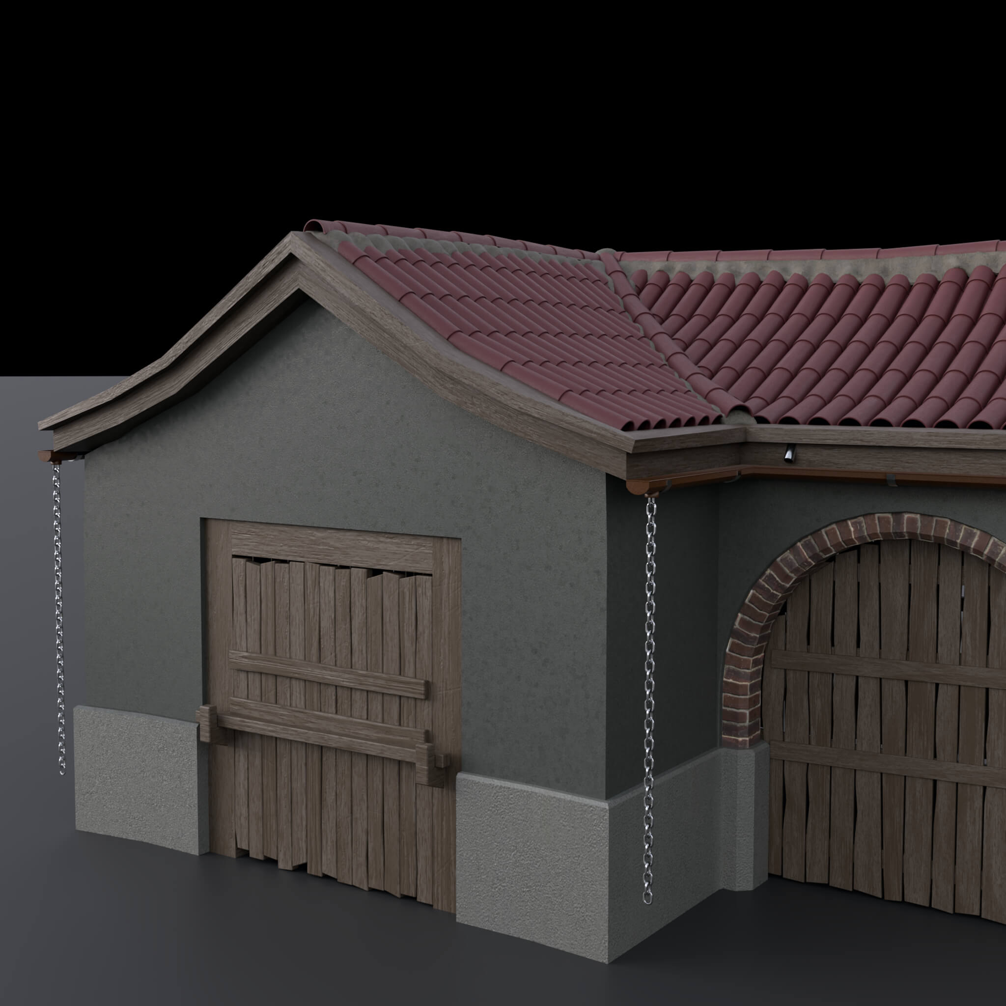 Village House - 3D Model by BsTen