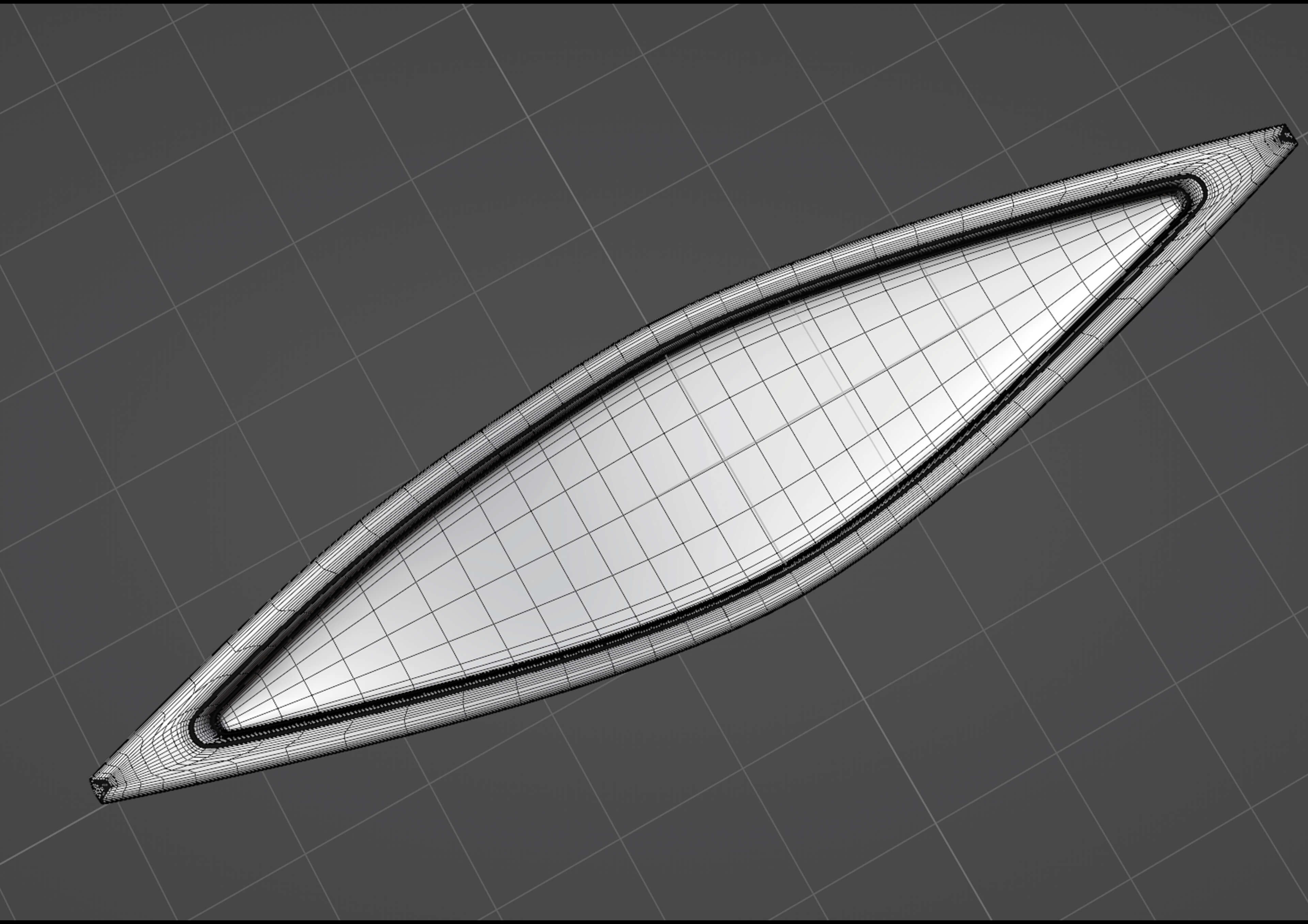 Wooden Boat Mesh Model by BsTen