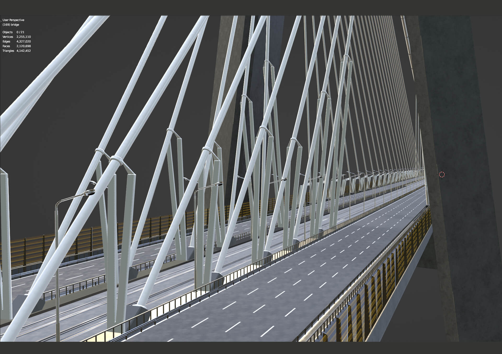 Yavuz Sultan Selim Bridge - 3D Model by BsTen