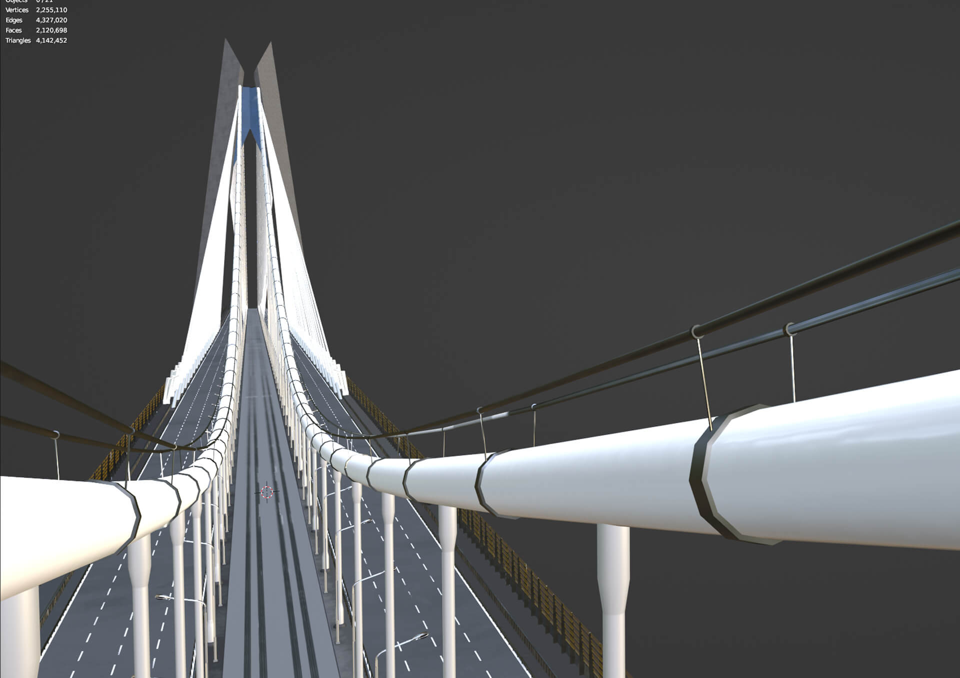 Yavuz Sultan Selim Bridge - 3D Model by BsTen