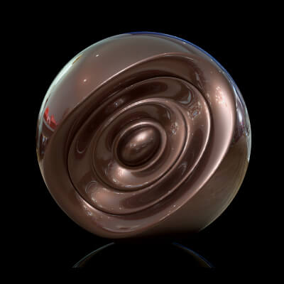 Zennon a Chocolate Earring - 3D Model by BsTen
