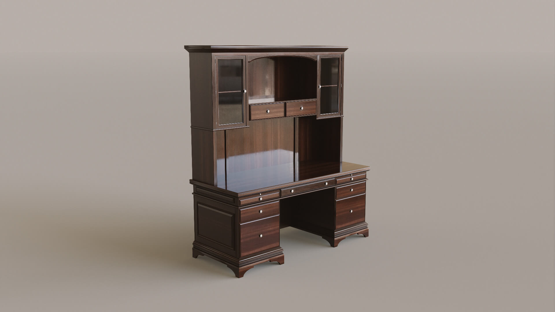 Classic Office Furniture - 3D Model by BSW2142