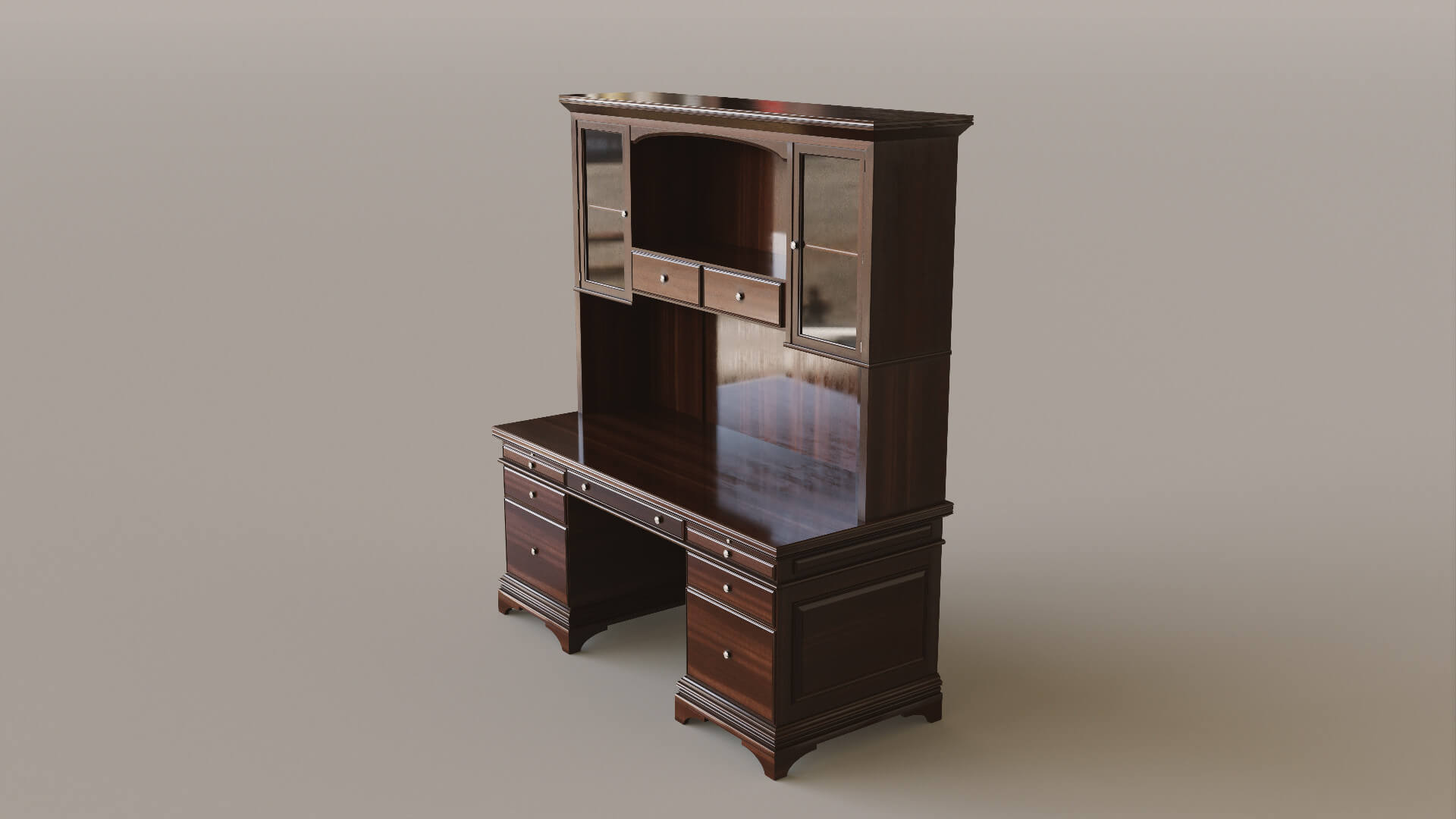 Classic Office Furniture - 3D Model by BSW2142